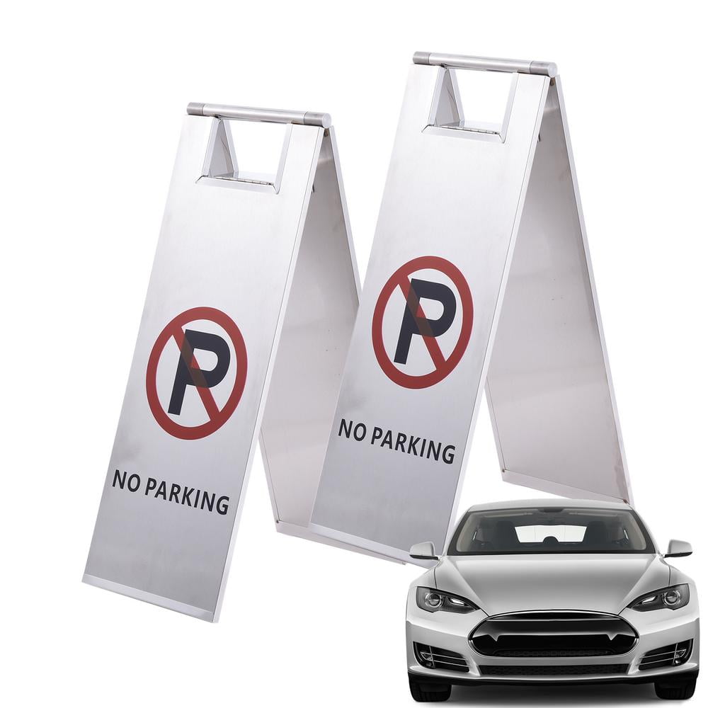 TOHU Stainless Steel No Parking Sign Stainless Steel Text and Graphics ...