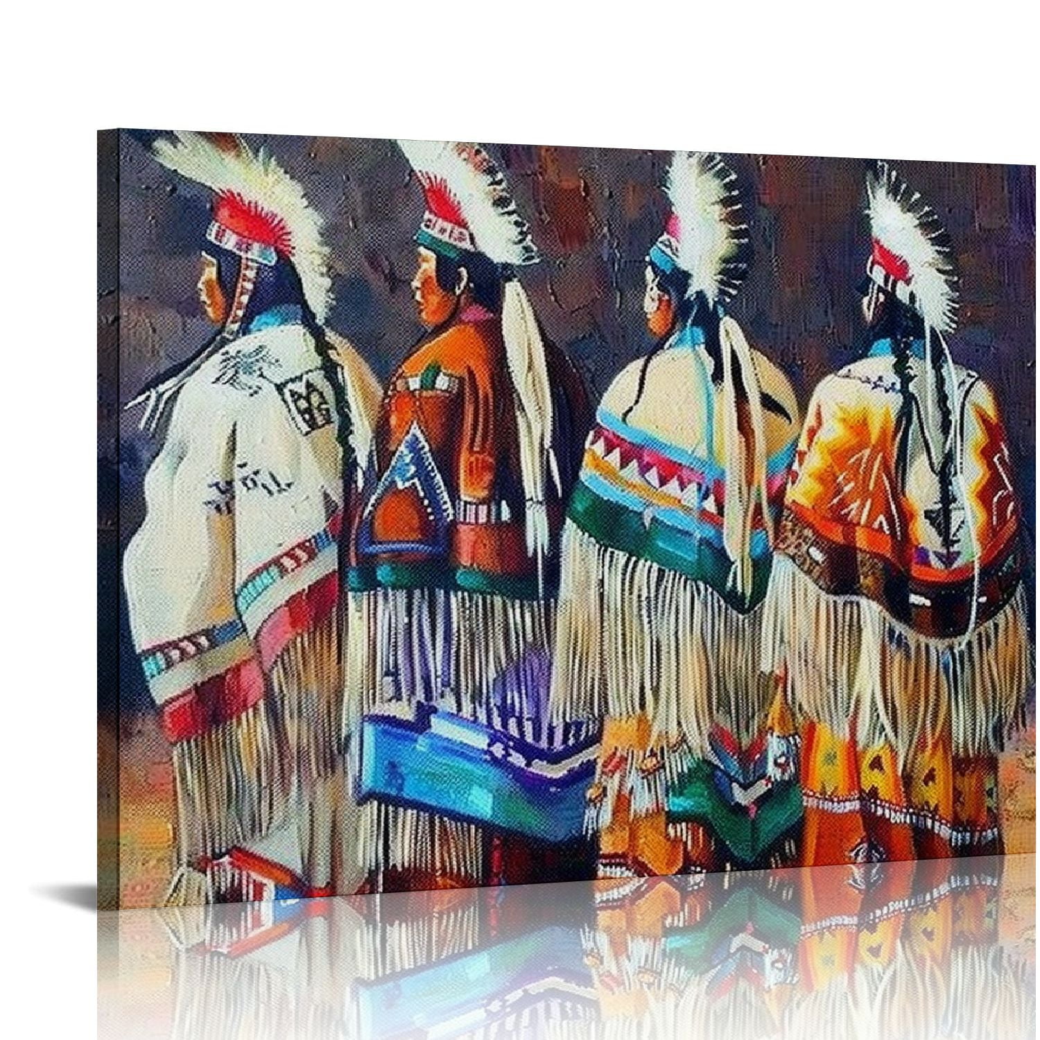 ToMart Native American Women Painting Poster Canvas Painting Posters ...