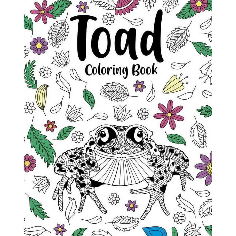 blue toad coloring pages