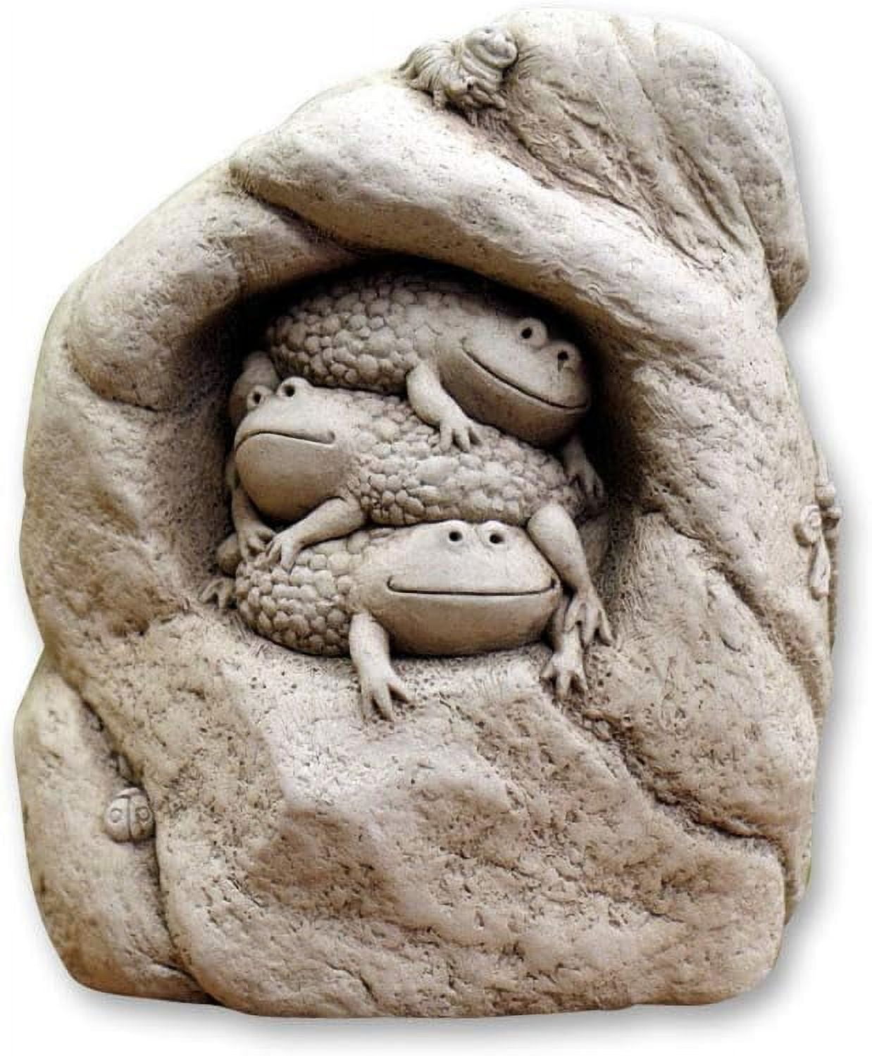 Toad Hollow Garden Statue Figurine, Original Sculpture Handcrafted in ...