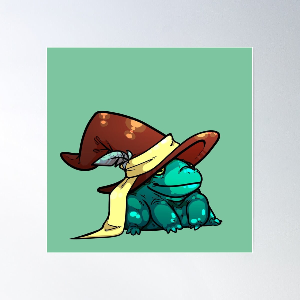 Toad Wizard Poster Wall Art, Modern Wall Decor For Living Room Bedroom ...