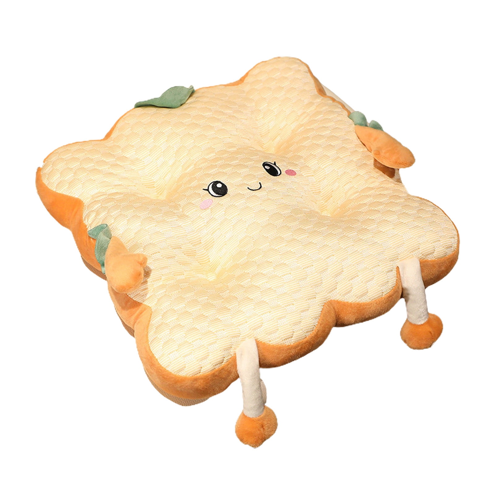 Toast Bread Pillow Cushion with Aggrieved Expression, Kawaii Plush Toy ...