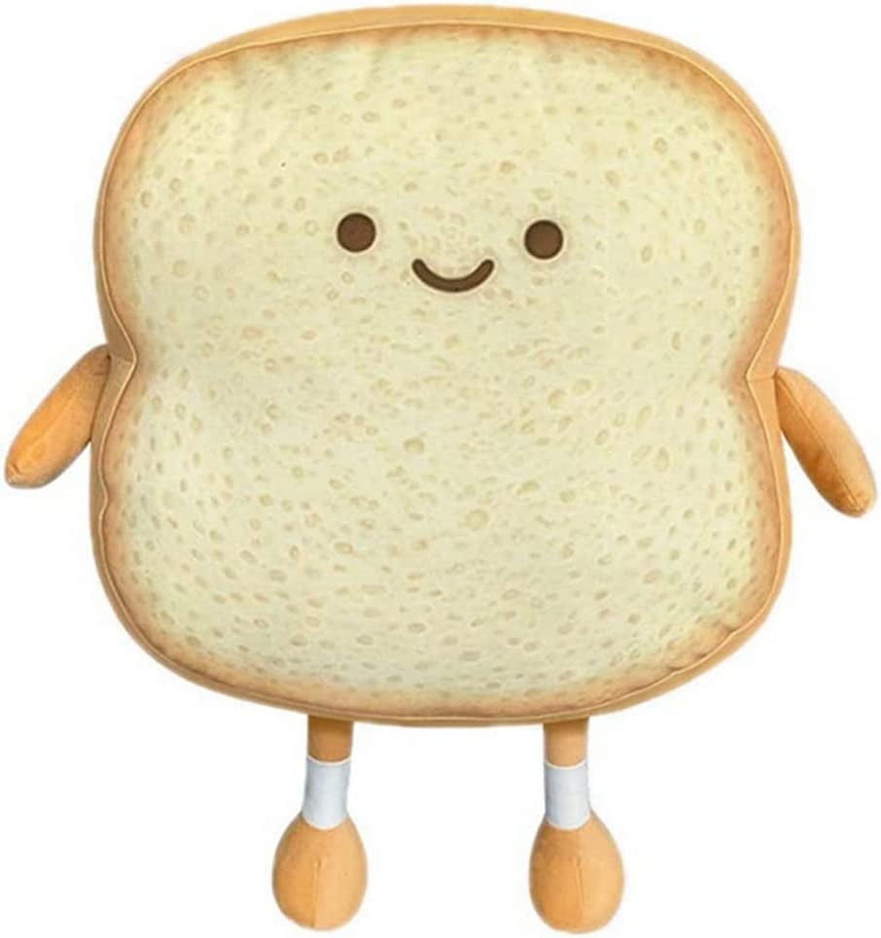Toast Bread Pillow,Funny Bread Shape Plush Toy Pillow, Small Cute ...
