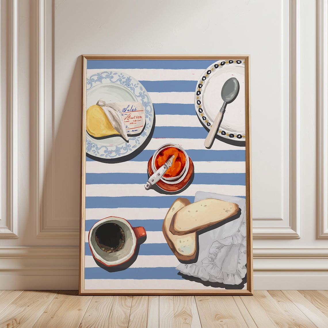 Toast Breakfast Poster, Coffee Wall Poster, Brunch Wall Art, Trendy ...
