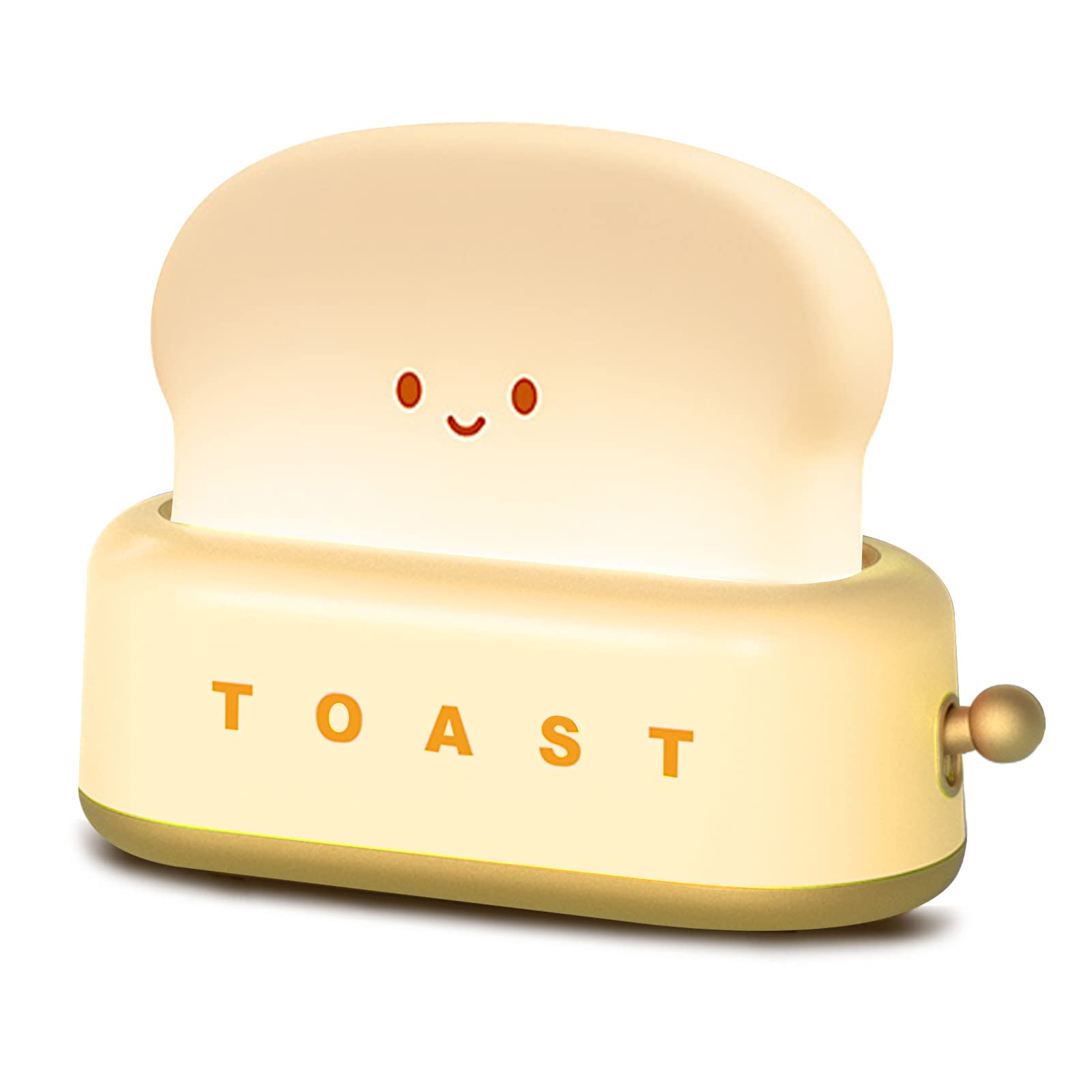 Toast Cartoon LED Night Light Cute Home Decor Kawaii Bread Table Lamps ...