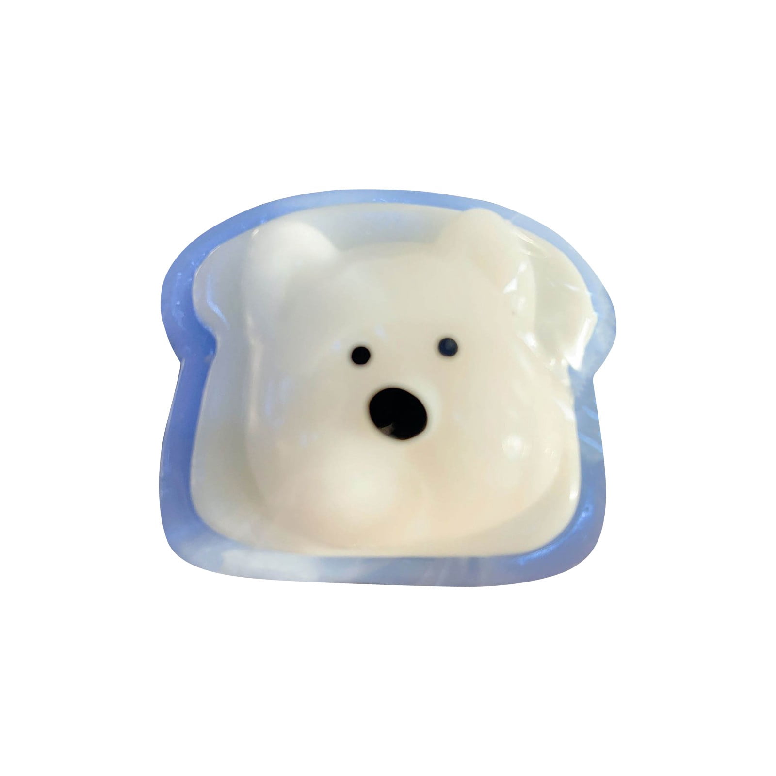 Toast Dog Super Soft Mud Feeling Bread Slice Pinch Toy, Slow ...