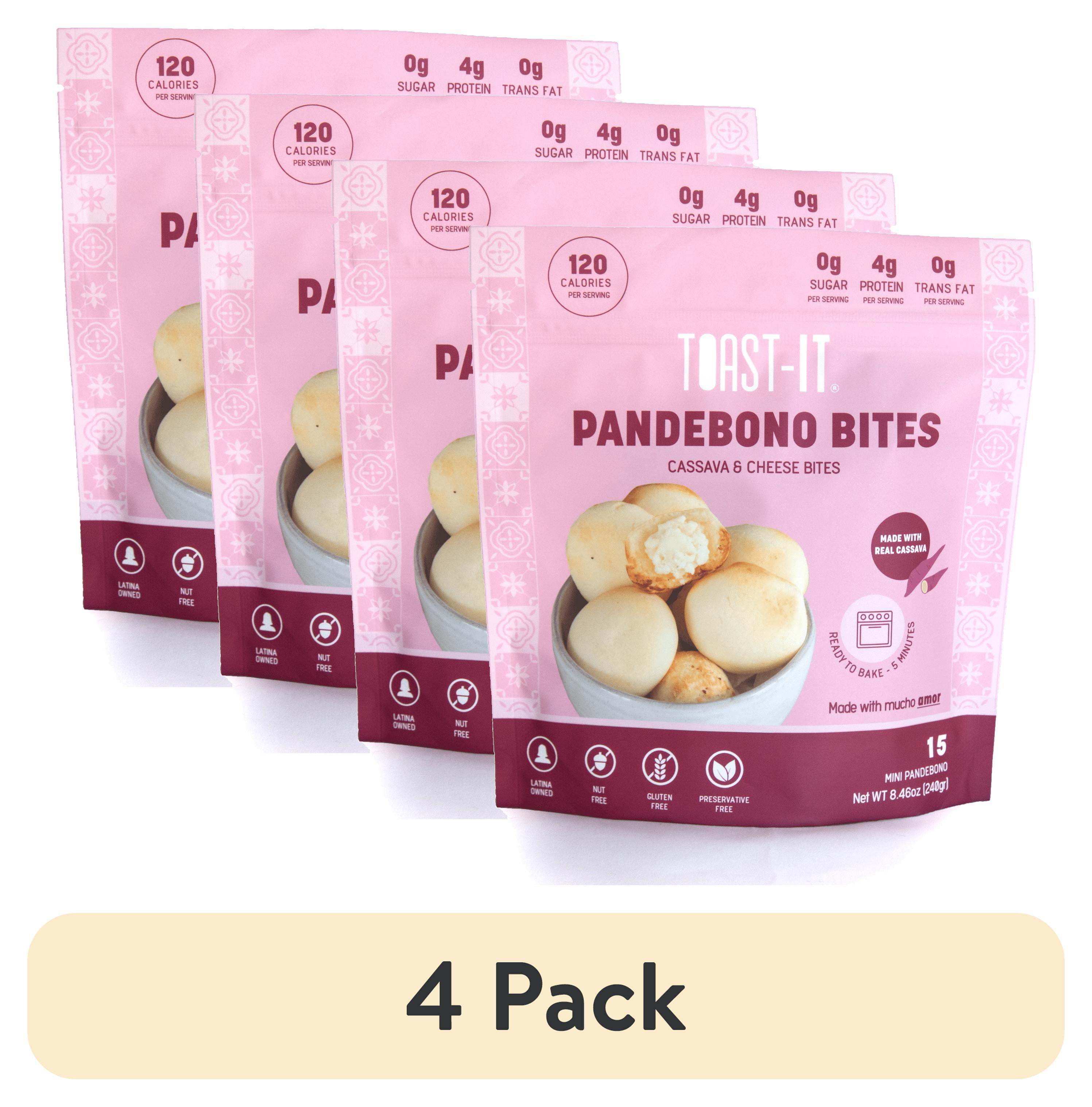 (4 pack) Kiosco Pandebono Bites 15 Count Sugar Free South American ...