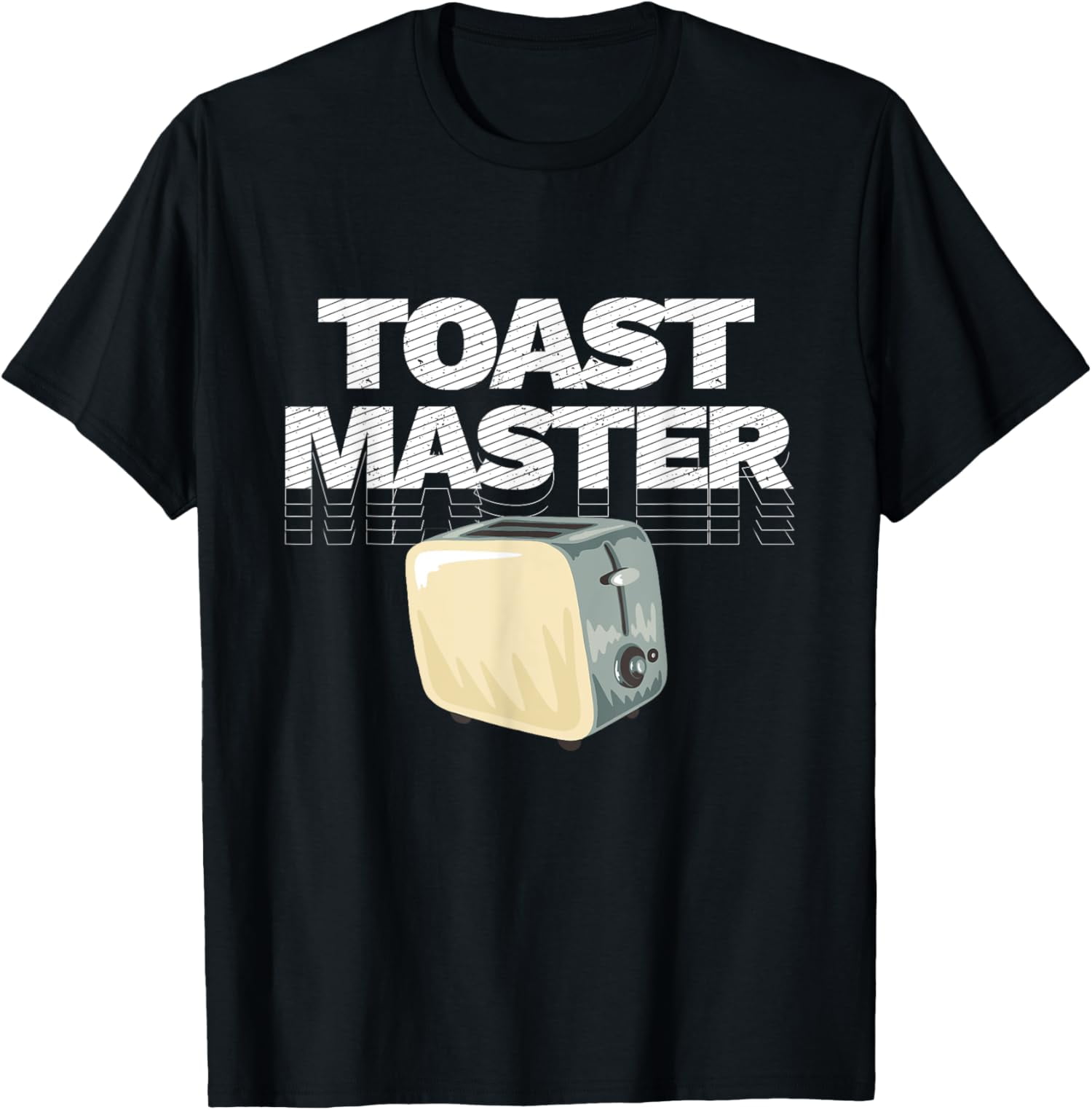 Toast Master Retro Toaster 80s Throwback Toastaholic Bread T-Shirt ...