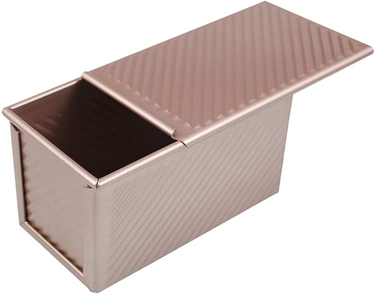 Toast Pan with Lid, Bread Pan with Lid, Non-stick Rectangular ...