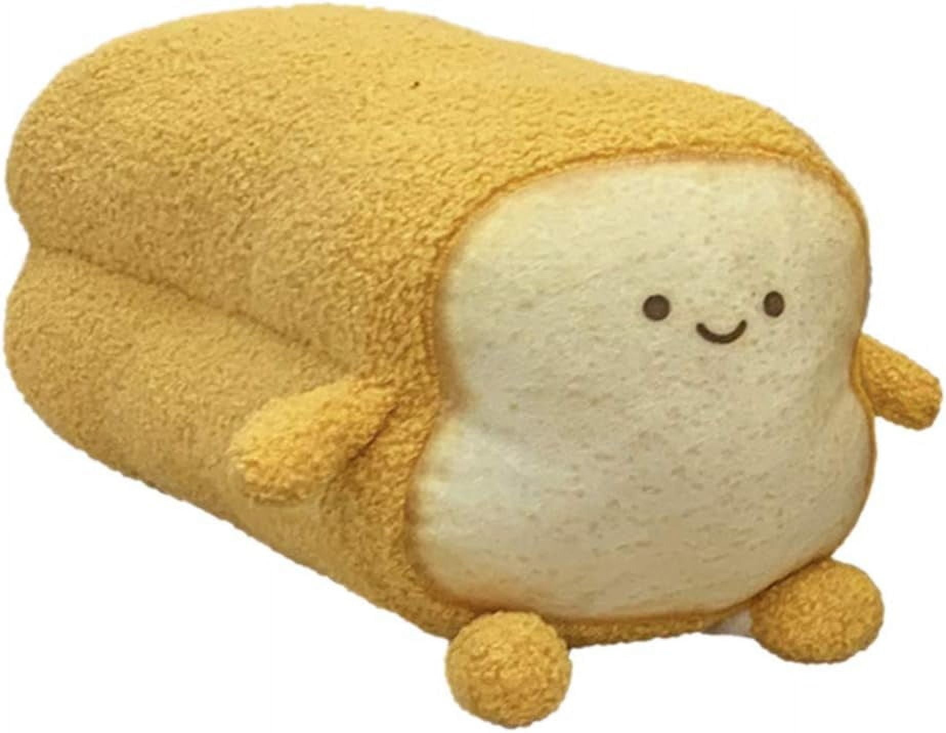 Toast Plush Pillow, Stuffed Bread Shape, Soft Food Plushie for Kids & Adults, 15" - Walmart.com