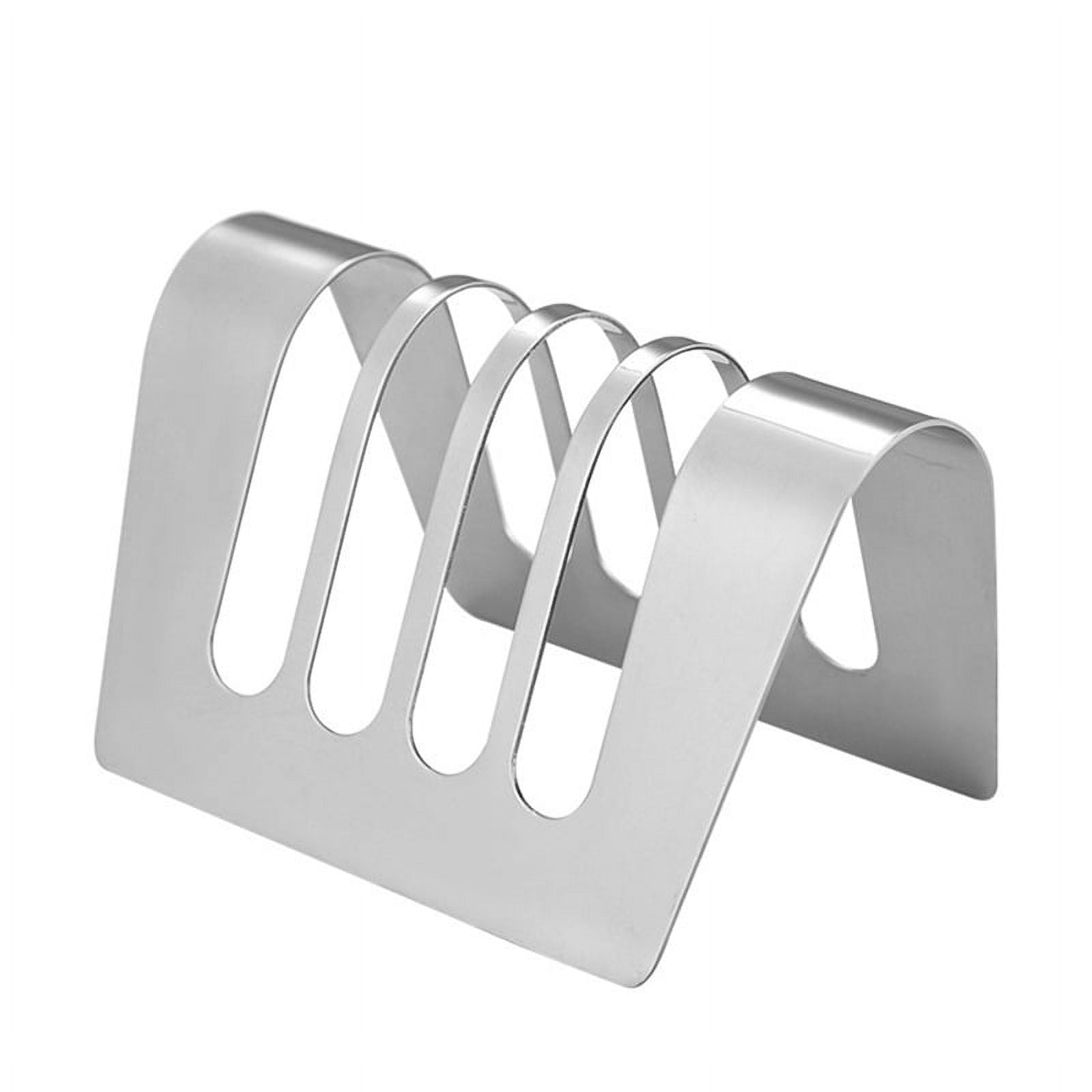Toast Rack Bread Holder 4 Slots Bread Loaf Stand Stainless Steel Tool ...