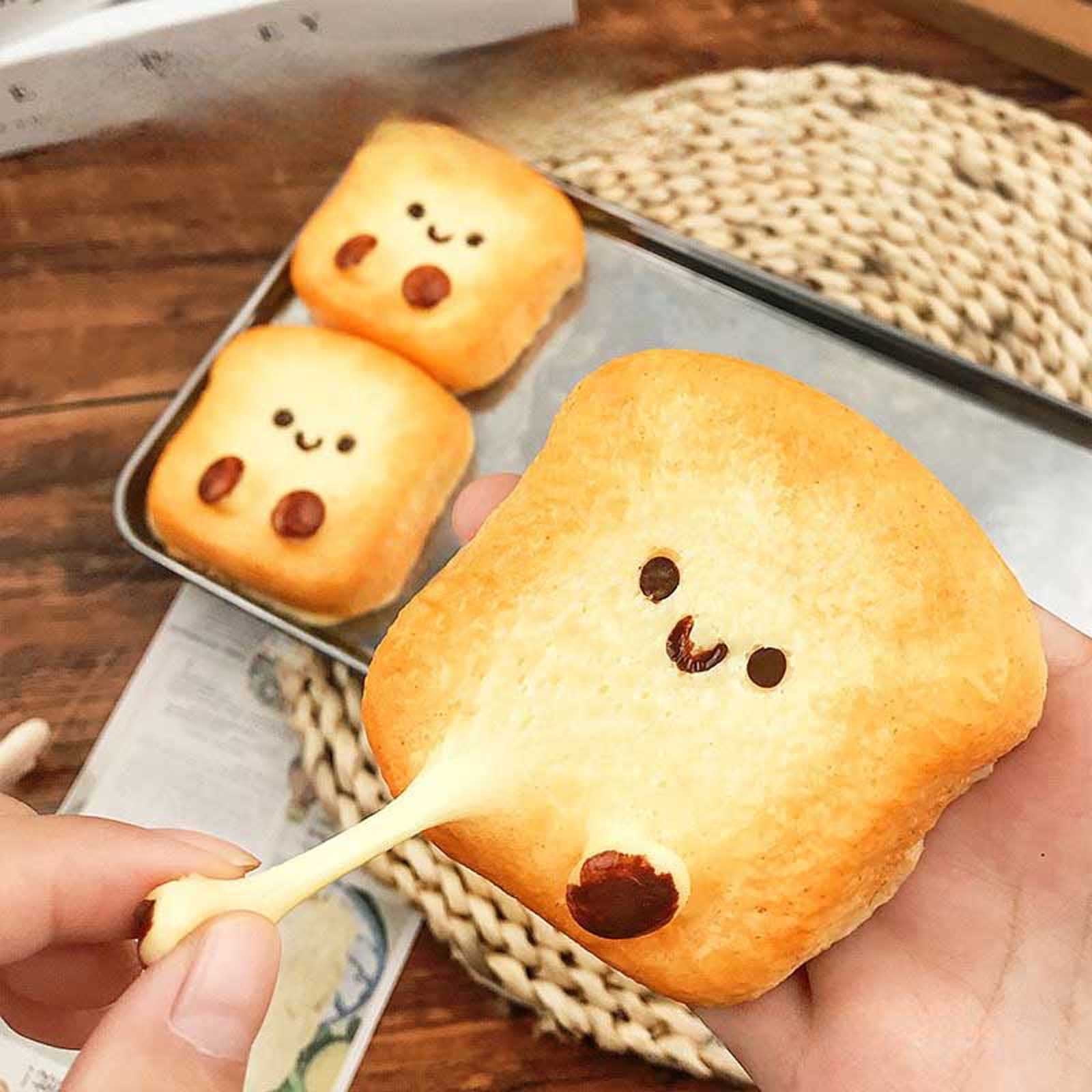 Toast Sliced Bread Stress Toy,Bread Shaped Squishy Toy, Sensory Fidget ...