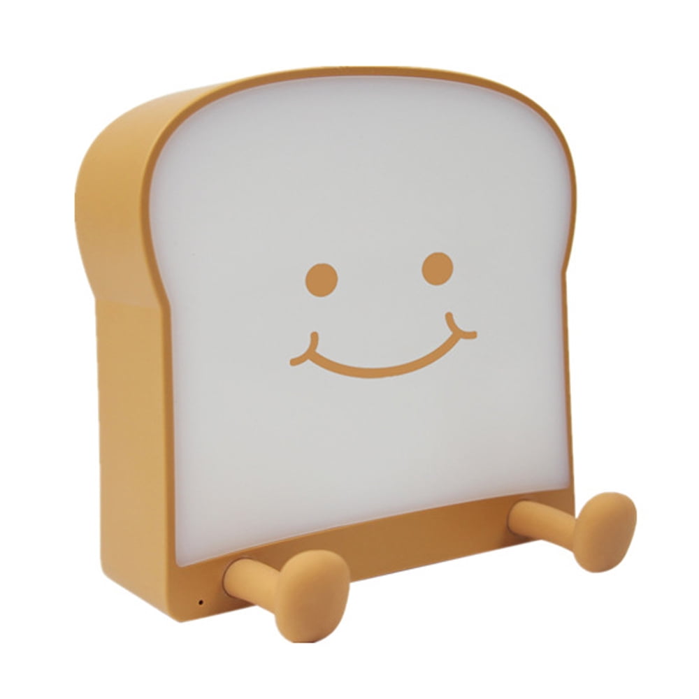 Toast bread night light USB charging clap timing light single and ...