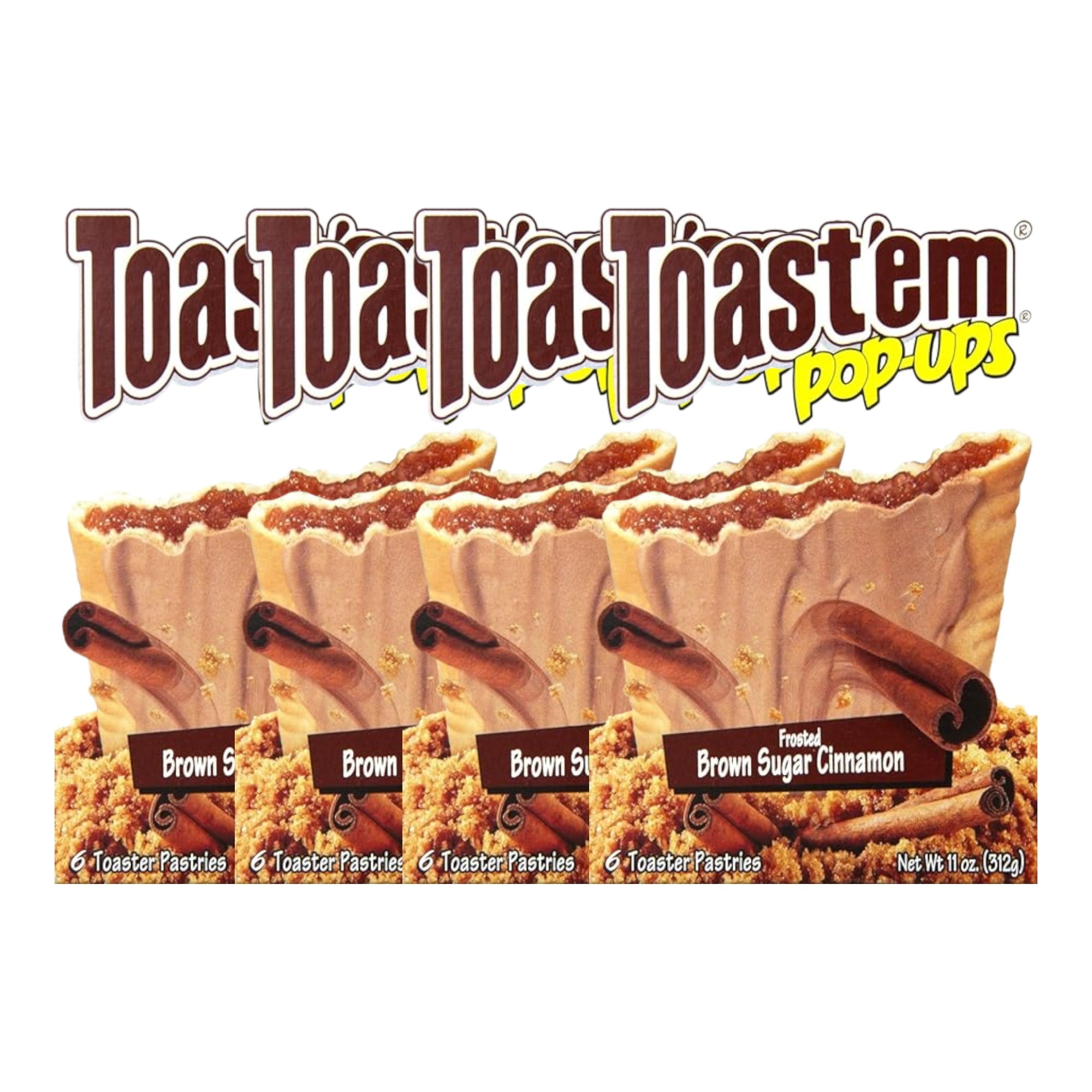Toast'em Pop-Ups Brown Sugar Cinnamon Toast'em Toaster Pastries 6 count ...
