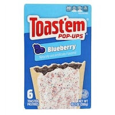 Toast'em Pop-Ups Frosted Blueberry Pastries, 6-ct. - Walmart.com