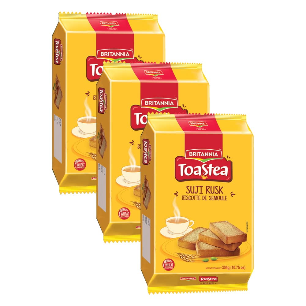 Toastea Suji Rusk 10.75oz (305g) - Biscotte De Semoule - Crispy Tea ...