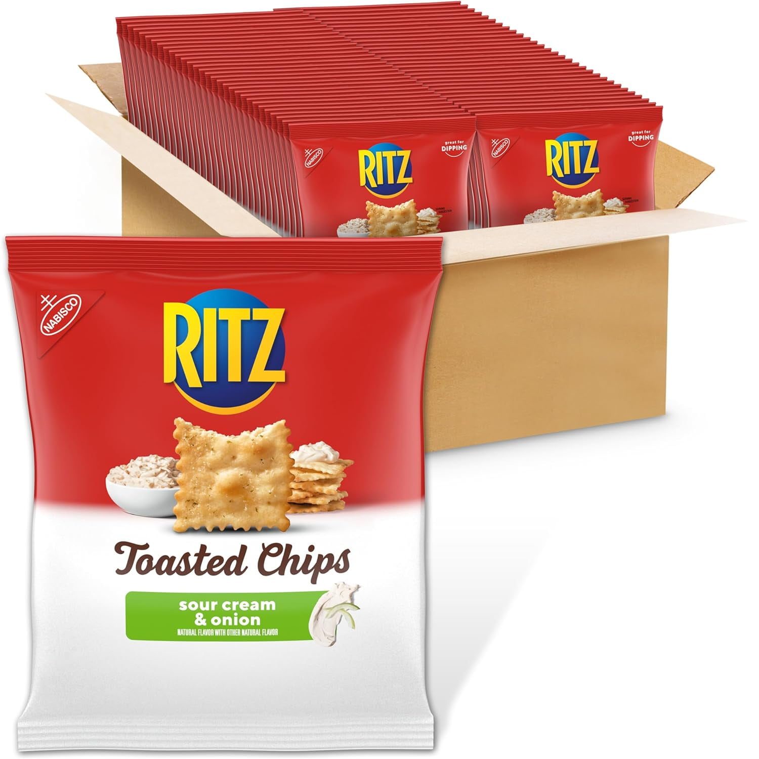 Toasted Sour Cream and Onion Crackers, 60 Snack Packs - Walmart.com