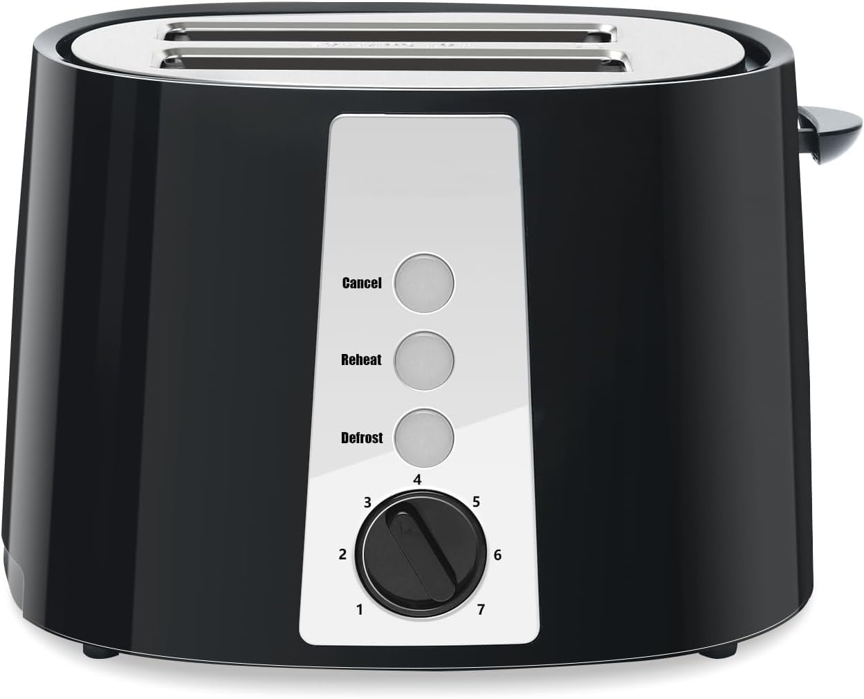 Toaster 2 Slice, Extra Wide Slot Toaster, 7 Shade Settings, Defrost ...