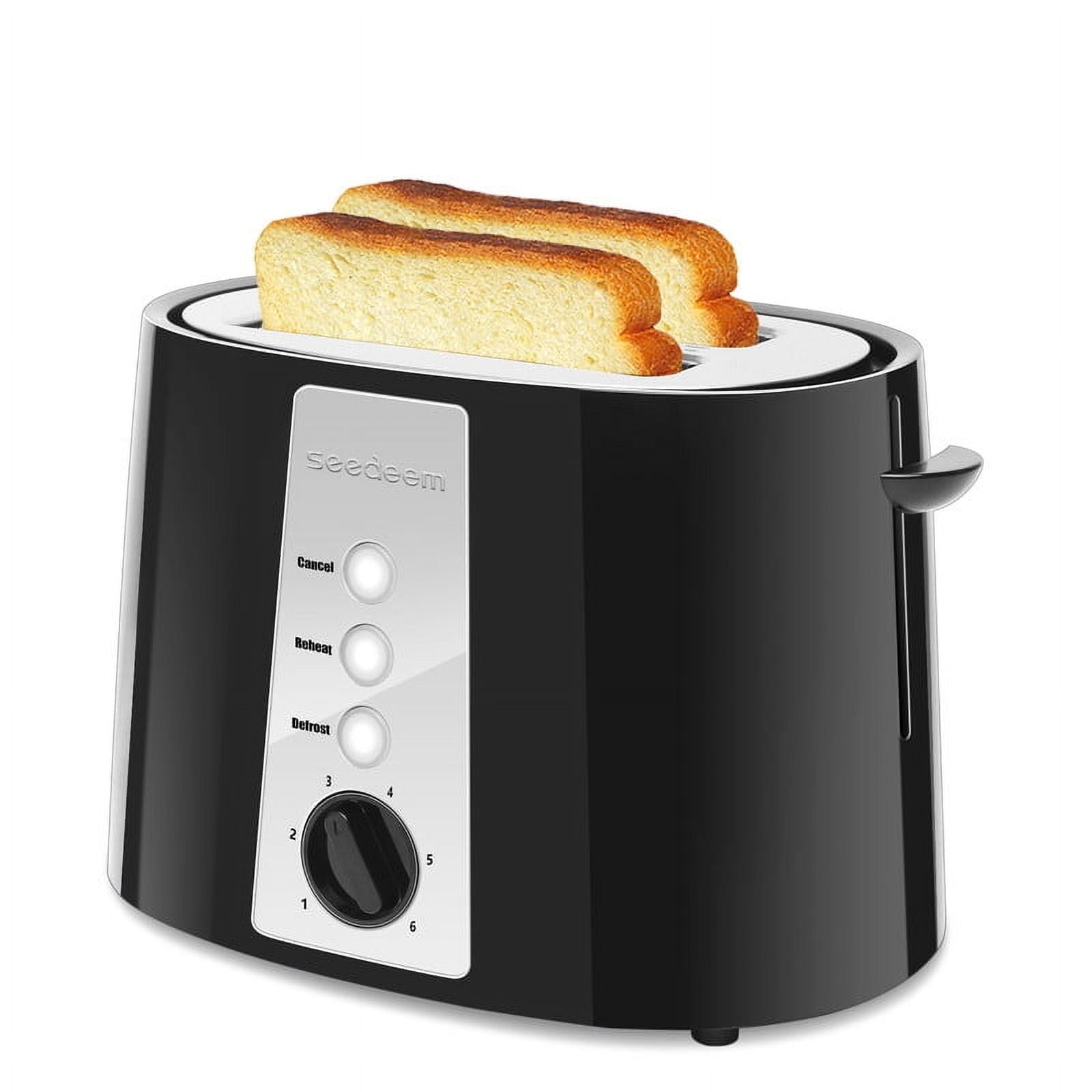 Toaster 2 Slice, Extra Wide Slot,with Cancel, Defrost, Reheat Function ...