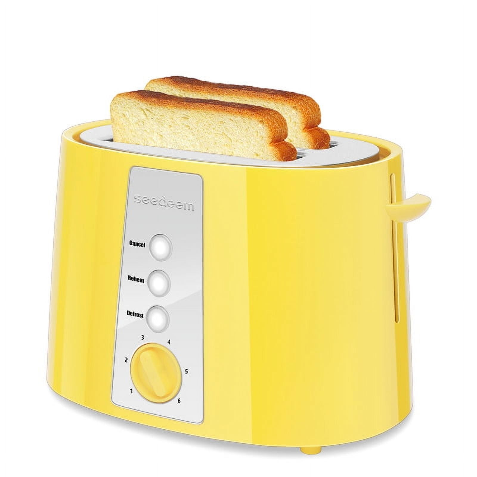 Toaster 2 Slice, Extra Wide Slot,with Cancel, Defrost, Reheat Function ...