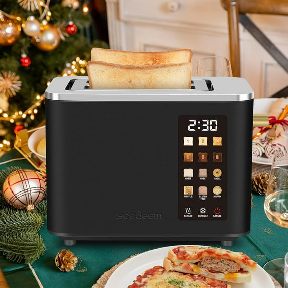Toaster 2 Slice, Touch Control Screen, Smart Stainless Toaster, 6 Shade ...