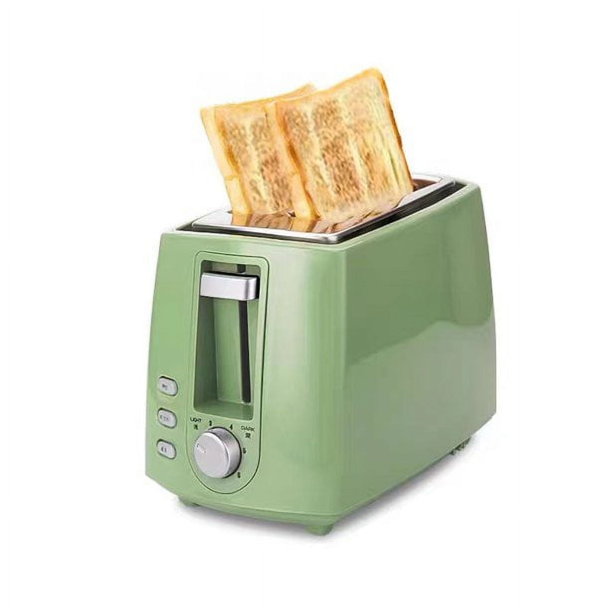 Toaster 2 Slice, Wide Slots 2 Slice Toaster with 6 Bread Shade Settings ...
