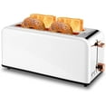 Free Shipping! Toaster 4 Slice with Wide Slots, 2 Long Slot Toaster for ...