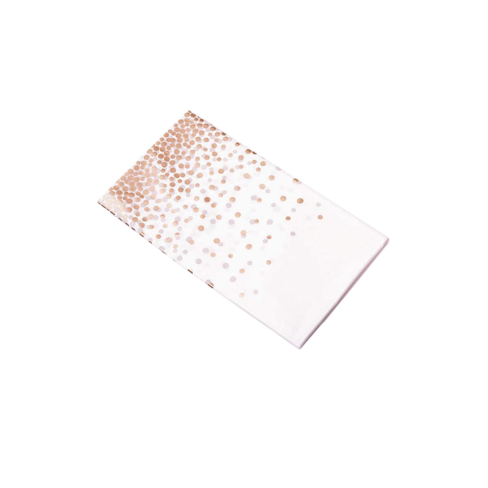 Toaster Bags Plastic Tablecloths Gold Dot Disposable Tablecloths ...