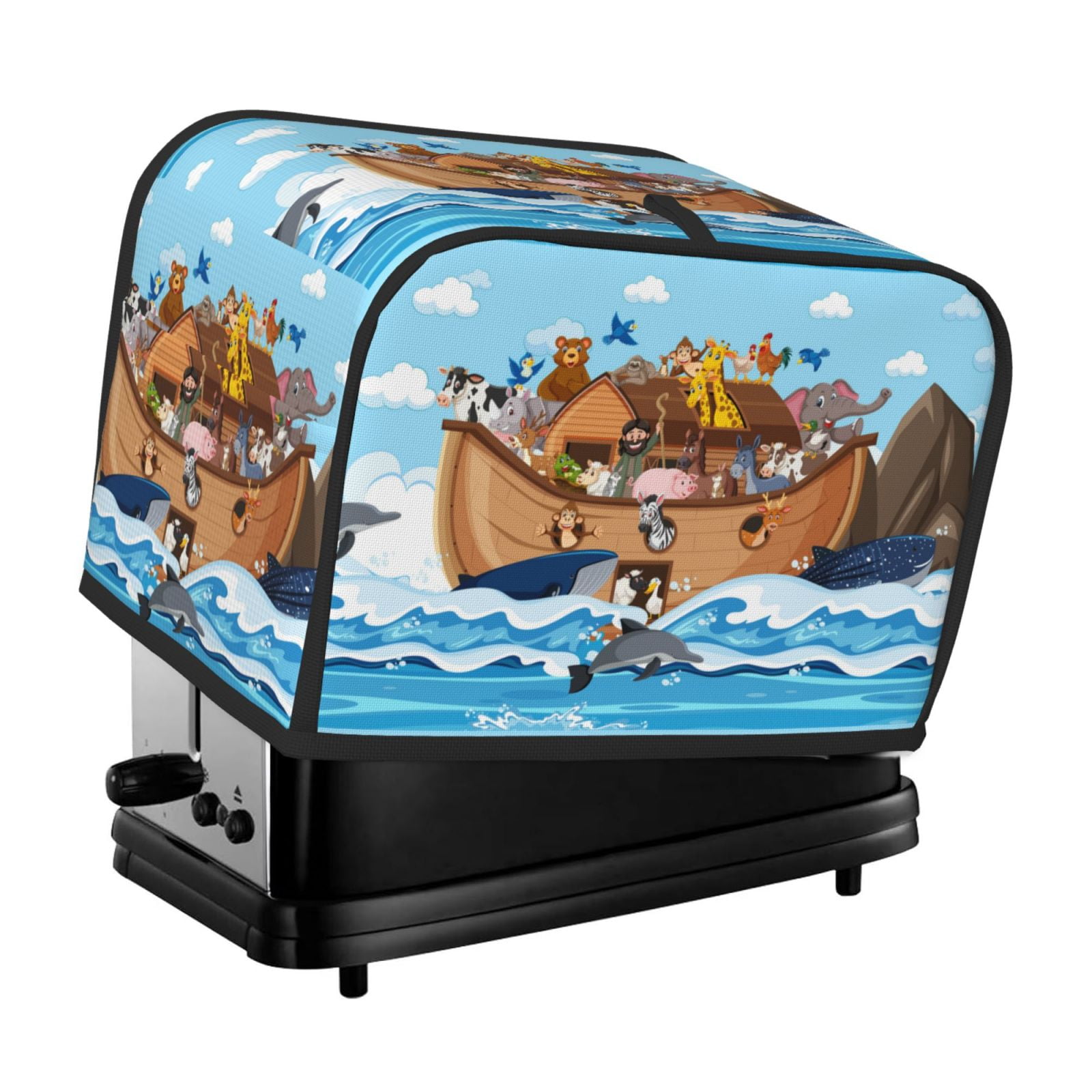 Toaster Cover 2 Slice - Animals on Noah's Ark Floating Kitchen Bread ...