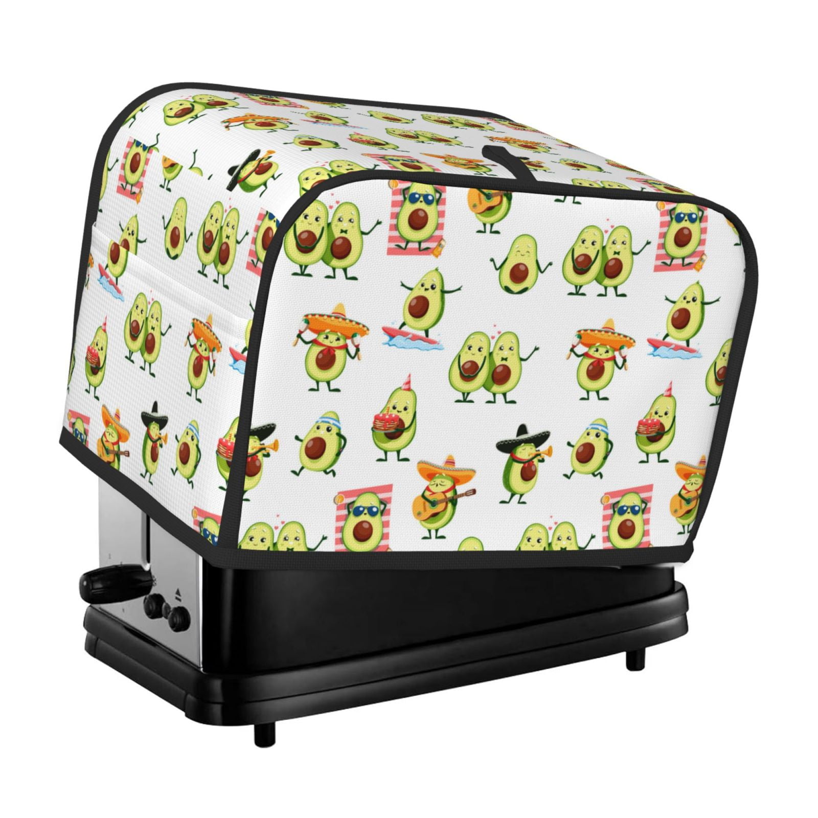 Toaster Cover 2 Slice, Cute Avocado Guitar Cake Cute 2 slice Toaster ...