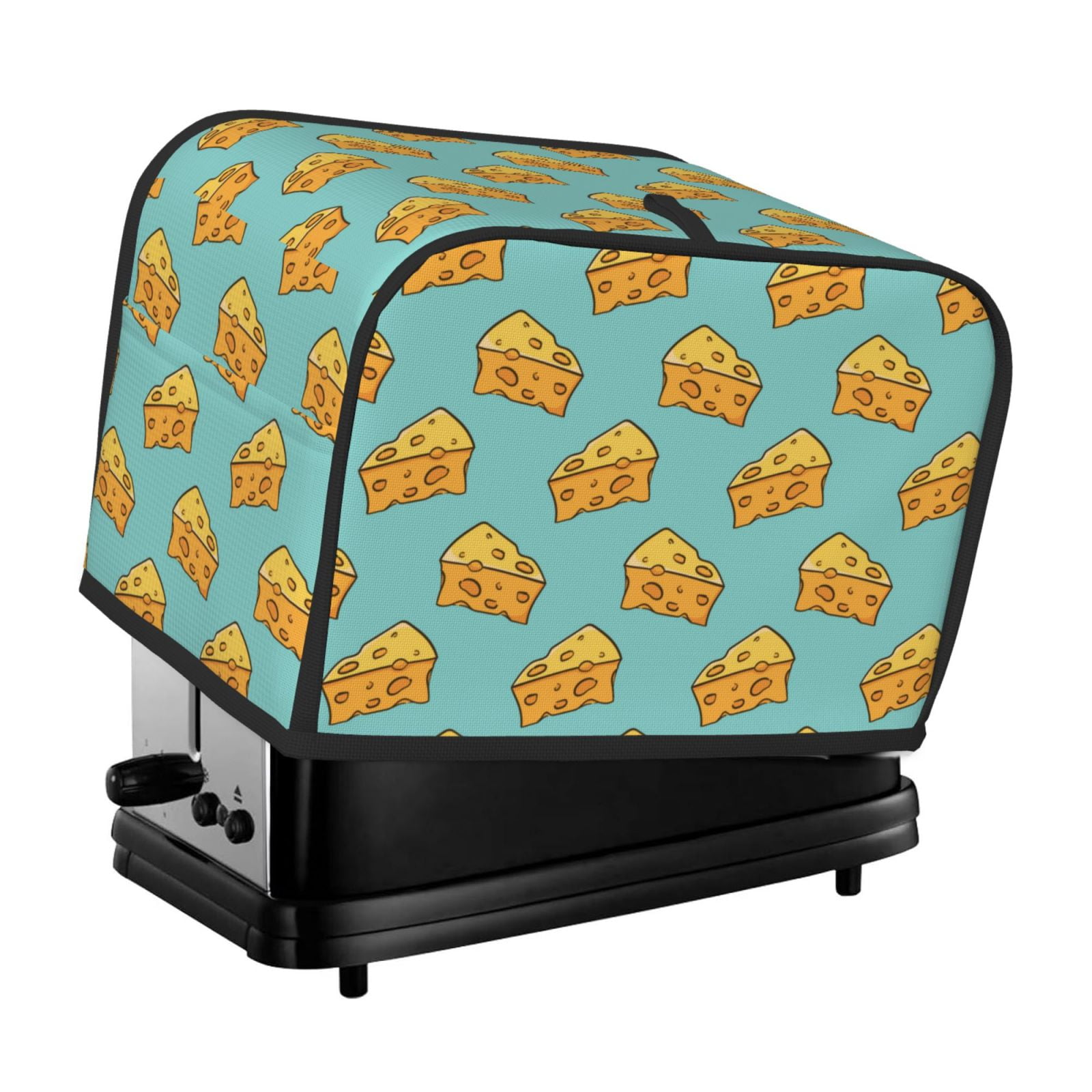 Toaster Cover 2 Slice - Cute Cheese Light Blue Kitchen Bread Machine ...