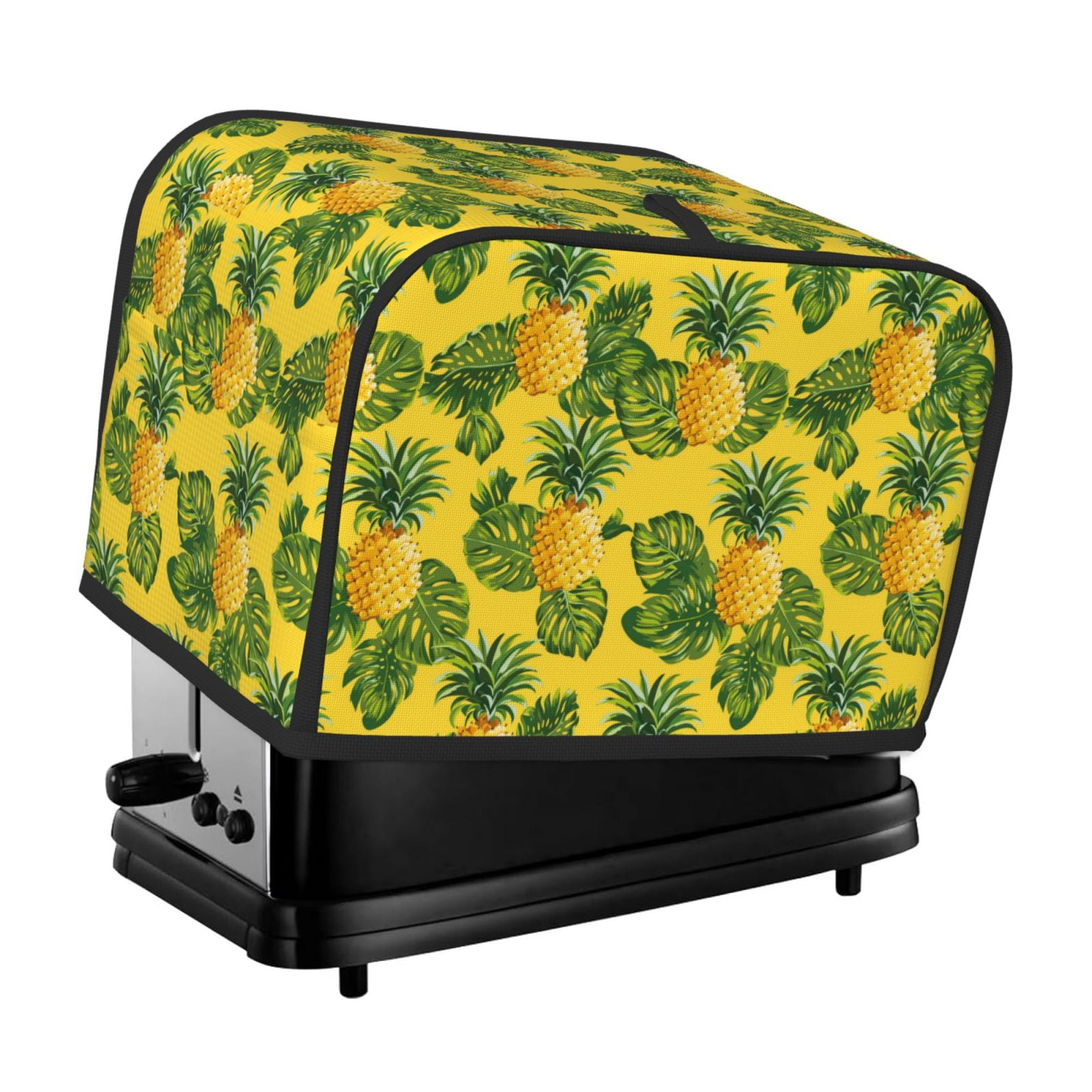 Toaster Cover 2 Slice - Cute Pineapple Green Leaves Kitchen Bread ...