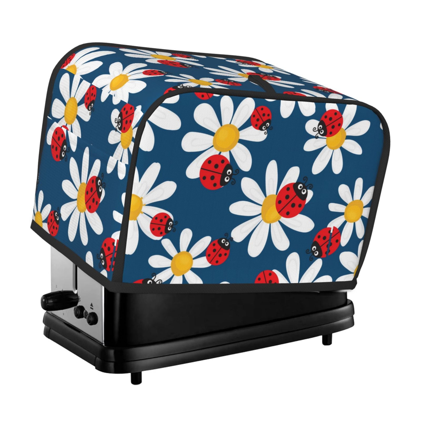 Toaster Cover 2 Slice - Daisies With Ladybugs Kitchen Bread Machine ...