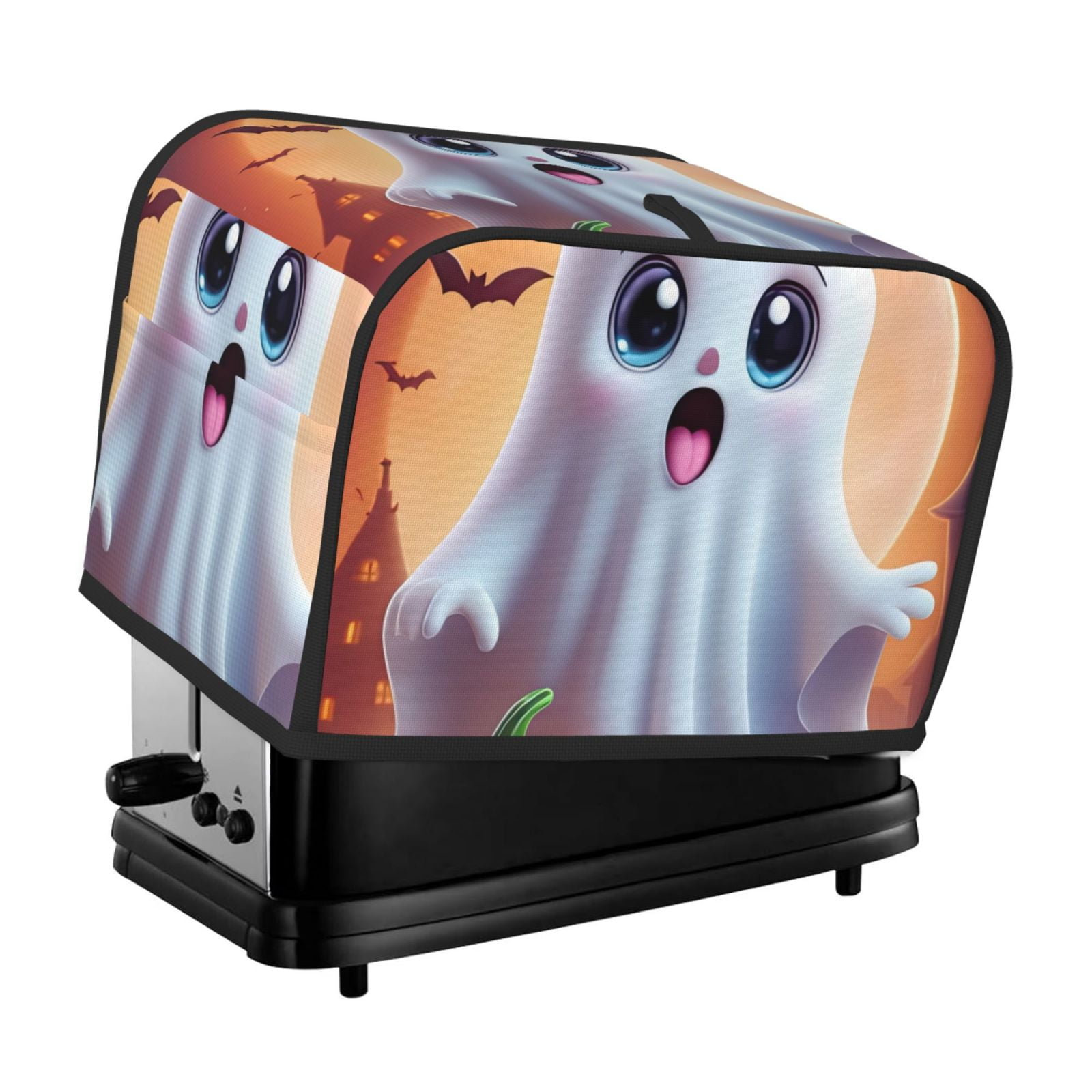 Toaster Cover 2 Slice, Halloween Cute Ghost Pumpkin Cute 2 slice ...