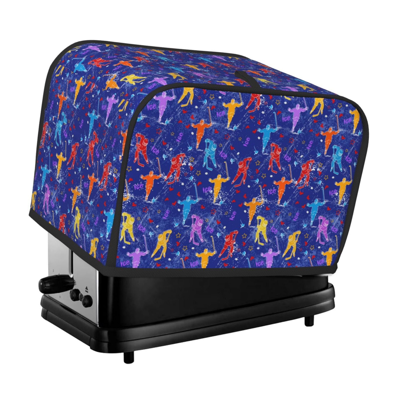 Toaster Cover 2 Slice, Ice Hockey Players With Puck Cute 2 slice ...