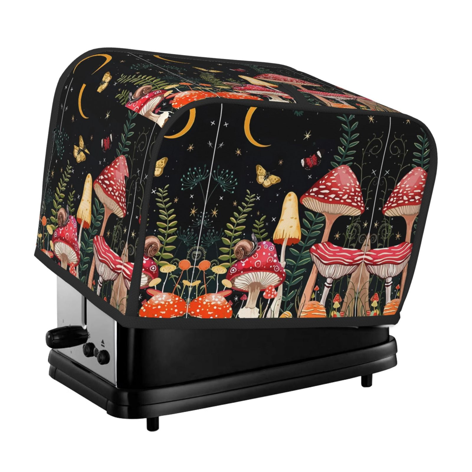 Toaster Cover 2 Slice - Mushroom Night Sky Moon Kitchen Bread Machine ...