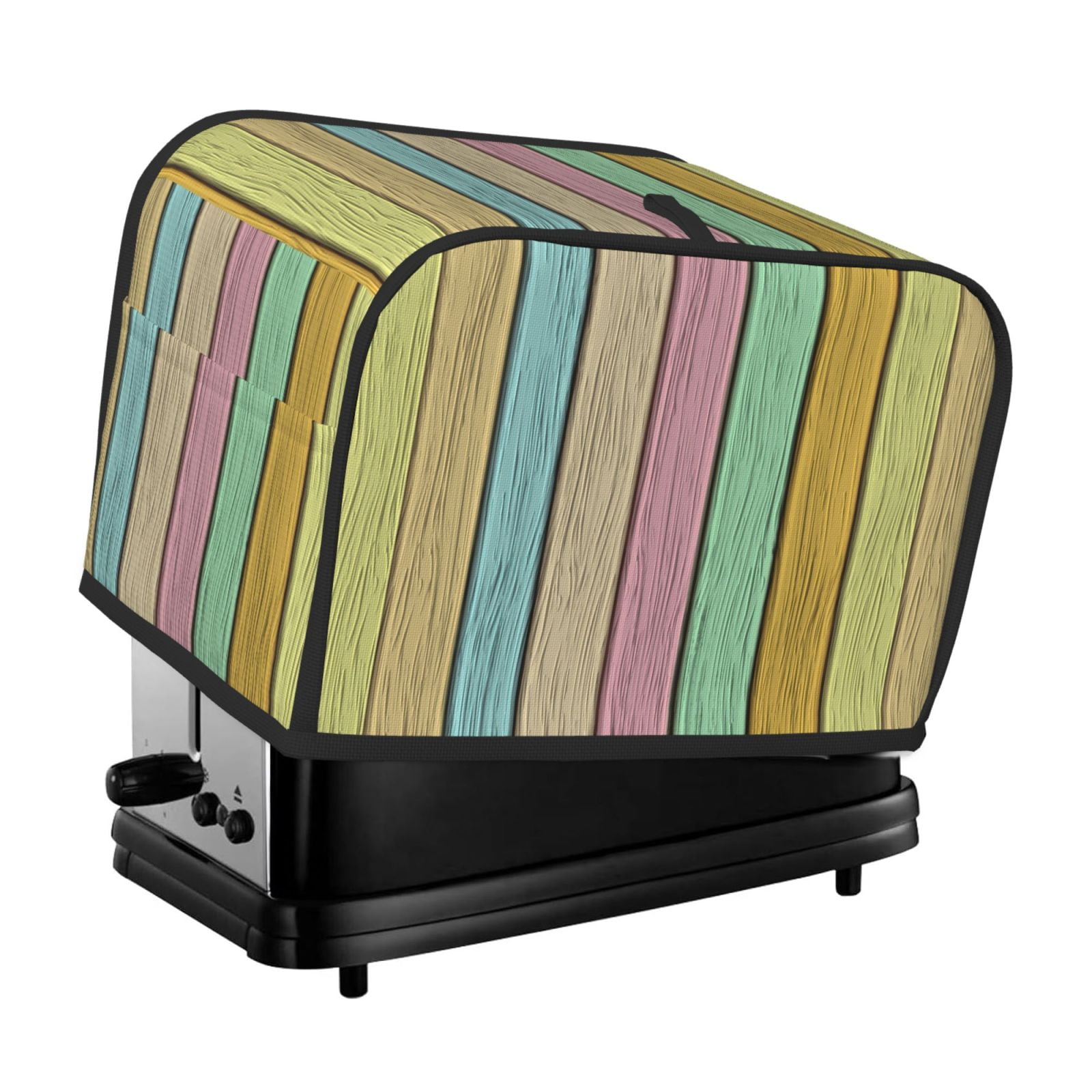 Toaster Cover 2 Slice - Pastel Wood Planks Kitchen Bread Machine ...