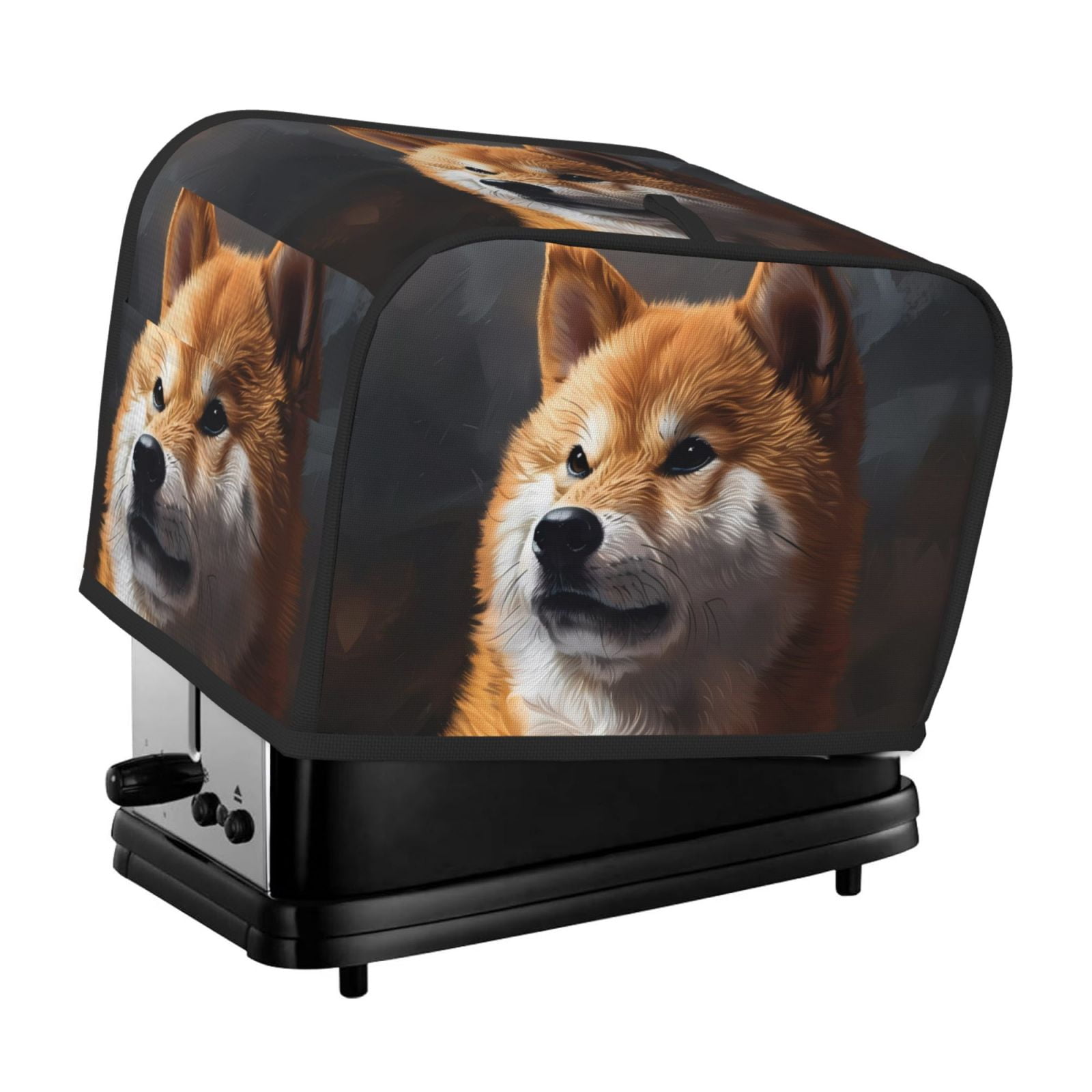 Toaster Cover 2 Slice - Regal Shiba Inu Kitchen Bread Machine Protector ...