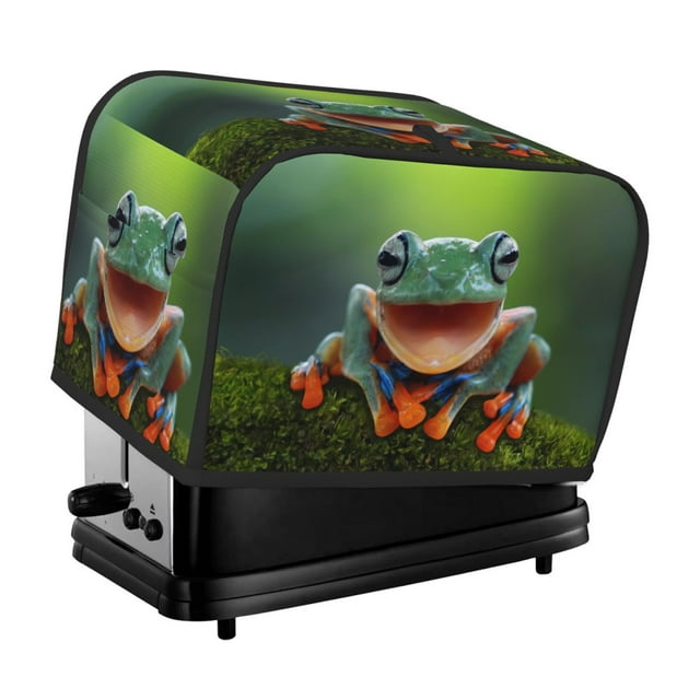 Toaster Cover 2 Slice - Tree Frog Kitchen Bread Machine Protector Water ...