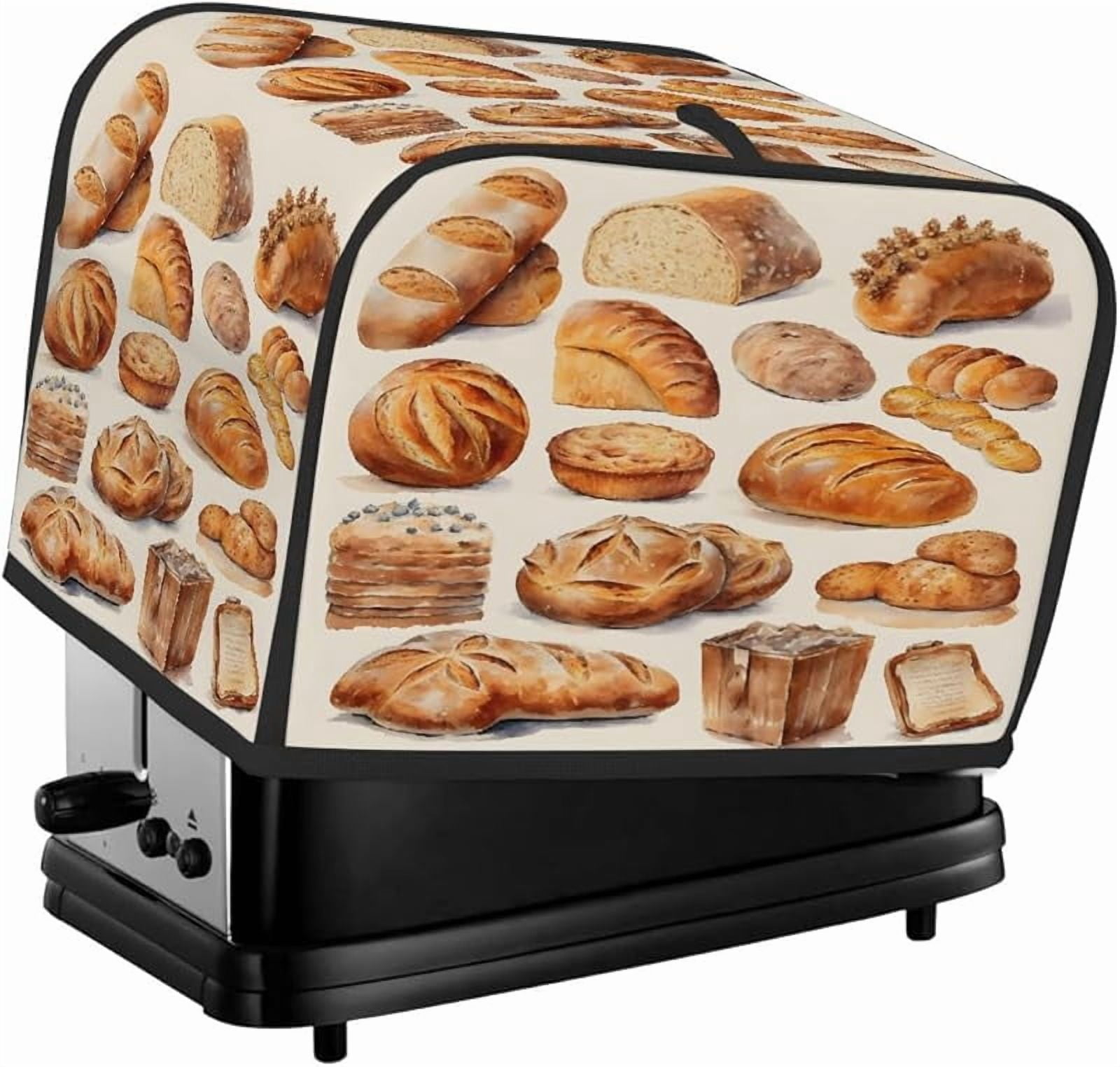 Toaster Cover 2 Slice, Types Of Bread Waterproof Small Appliance Cover ...