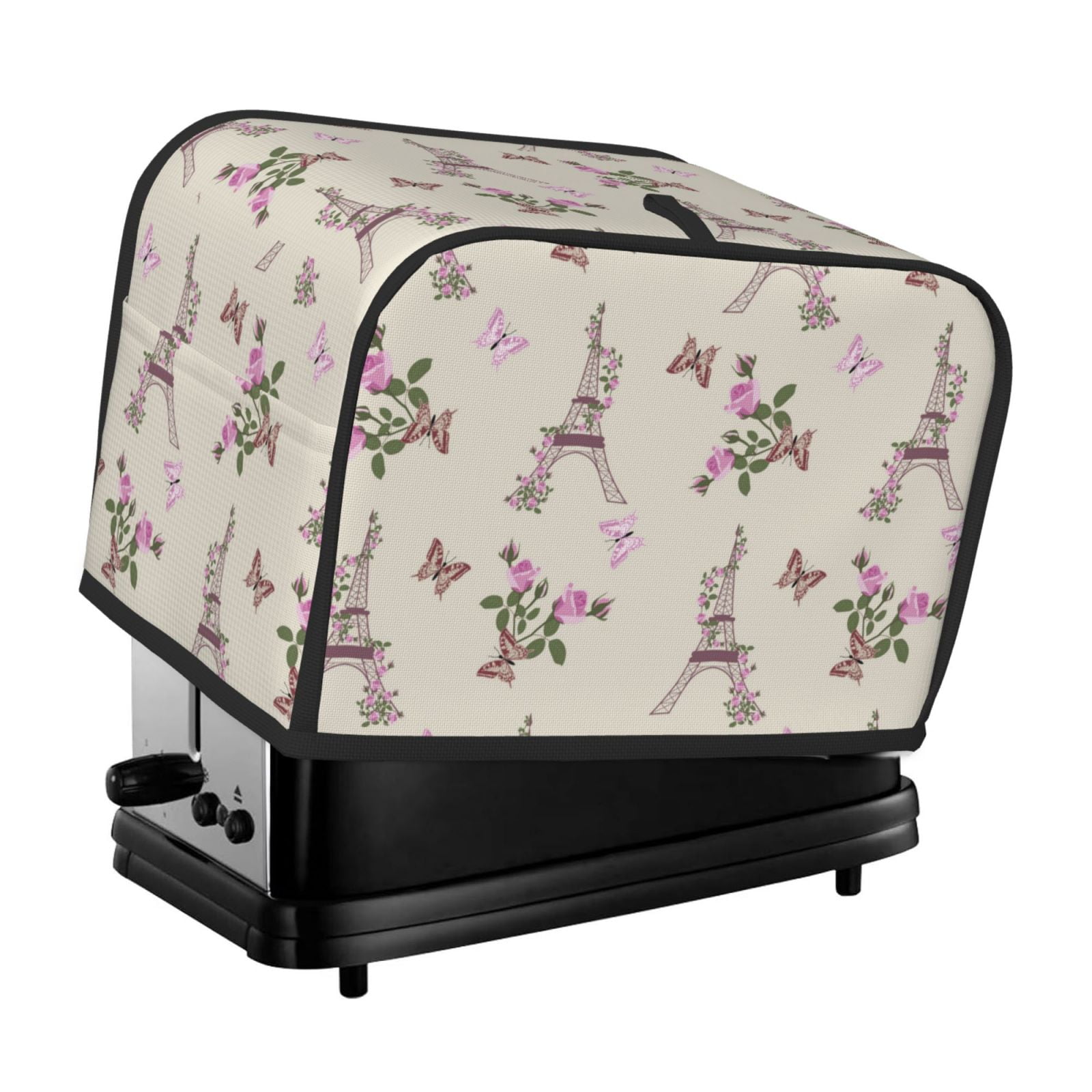 Toaster Cover 2 Slice - butterfly Tower flower Kitchen Bread Machine ...