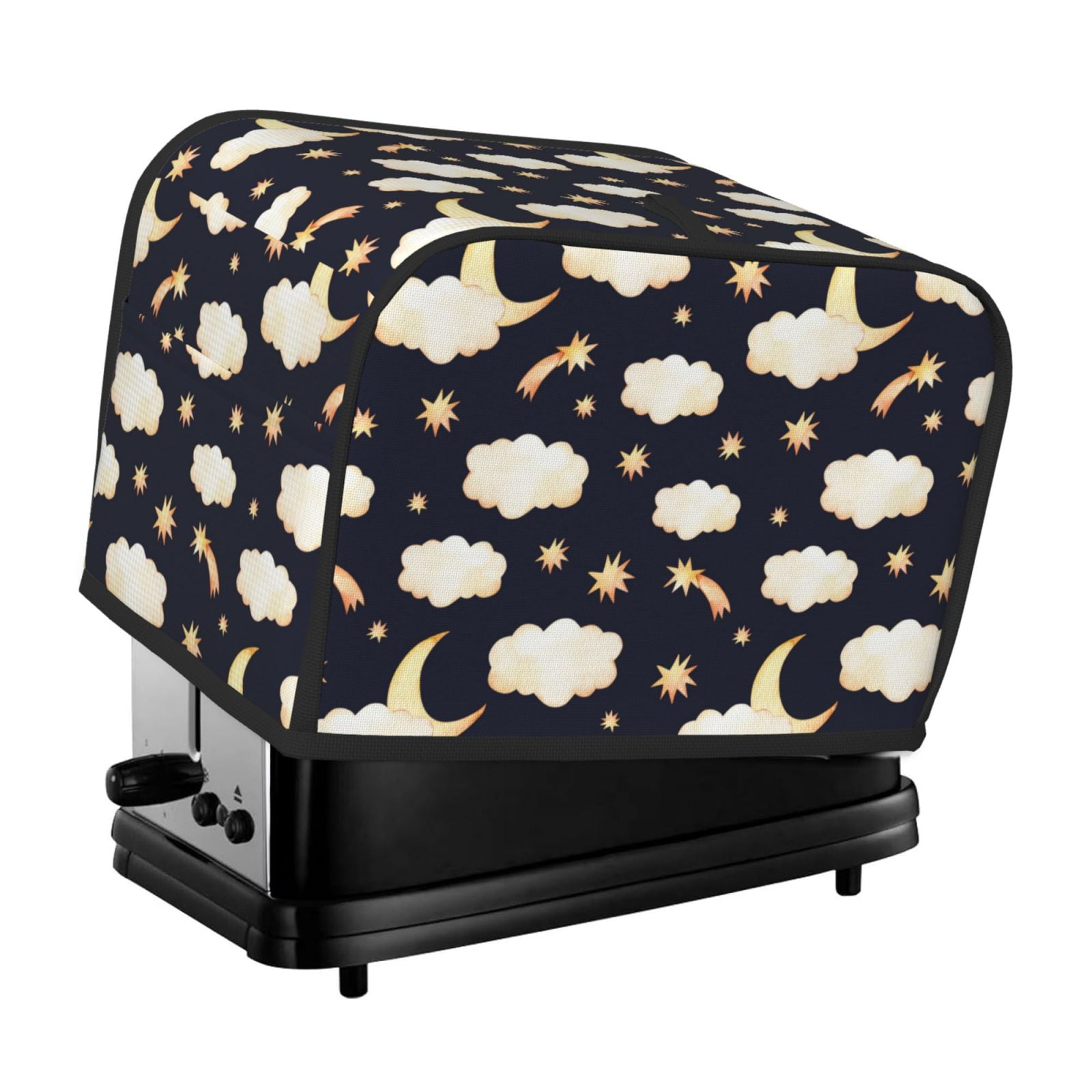 Toaster Cover 2 Slice, cute clouds moon stars Starry sky Cute 2 slice ...
