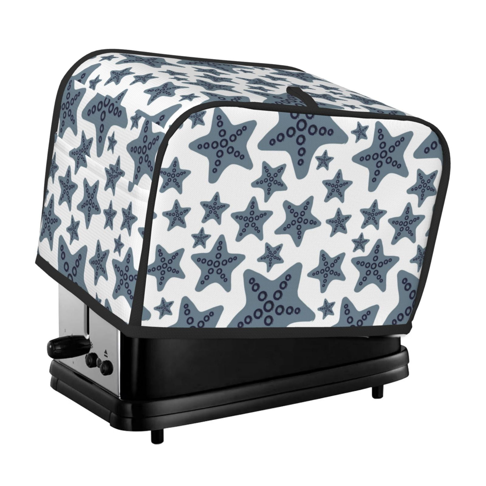 Toaster Cover 2 Slice - cute grey starfish Kitchen Bread Machine ...