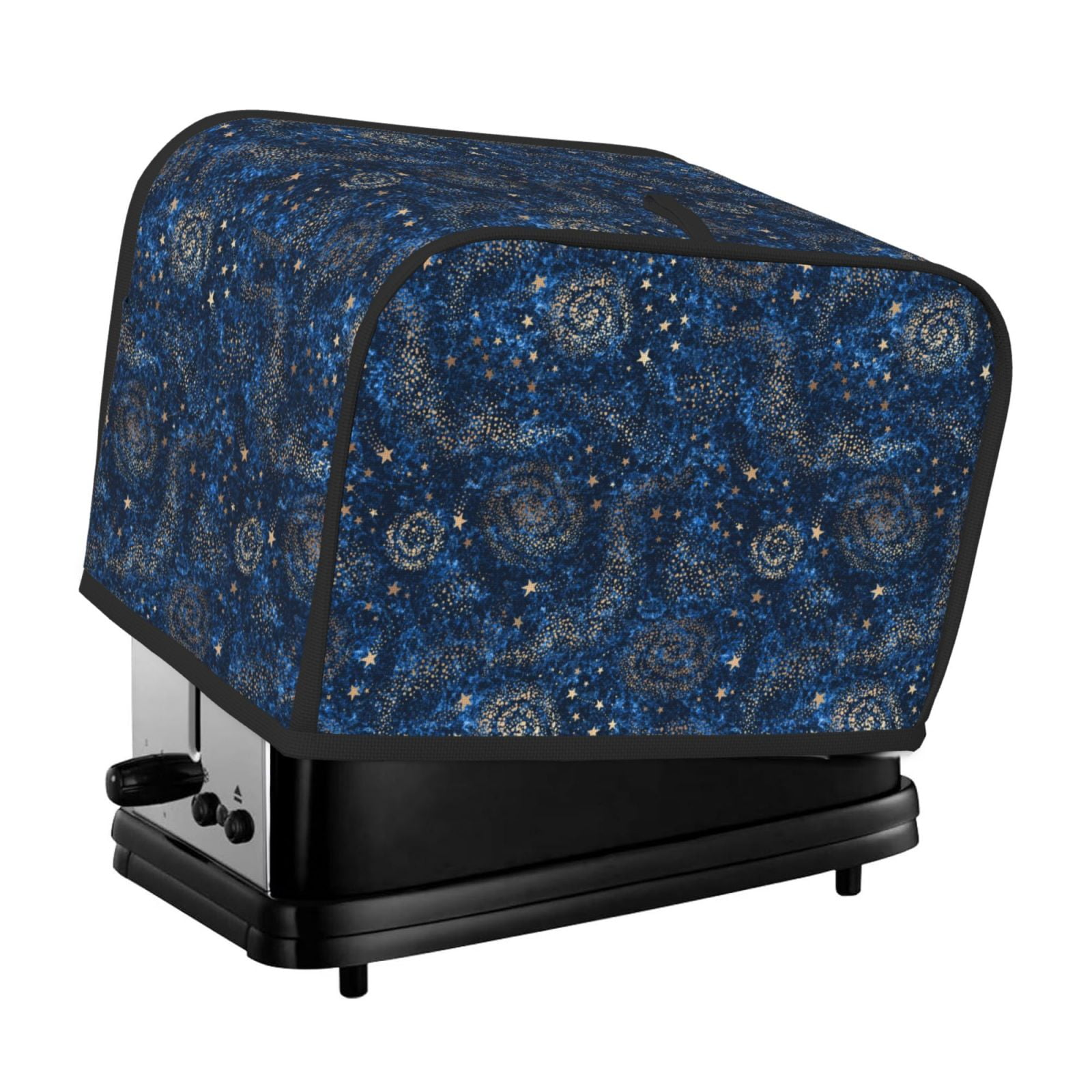 Toaster Cover 2 Slice, golden star blue starry sky Cute 2 slice Toaster ...