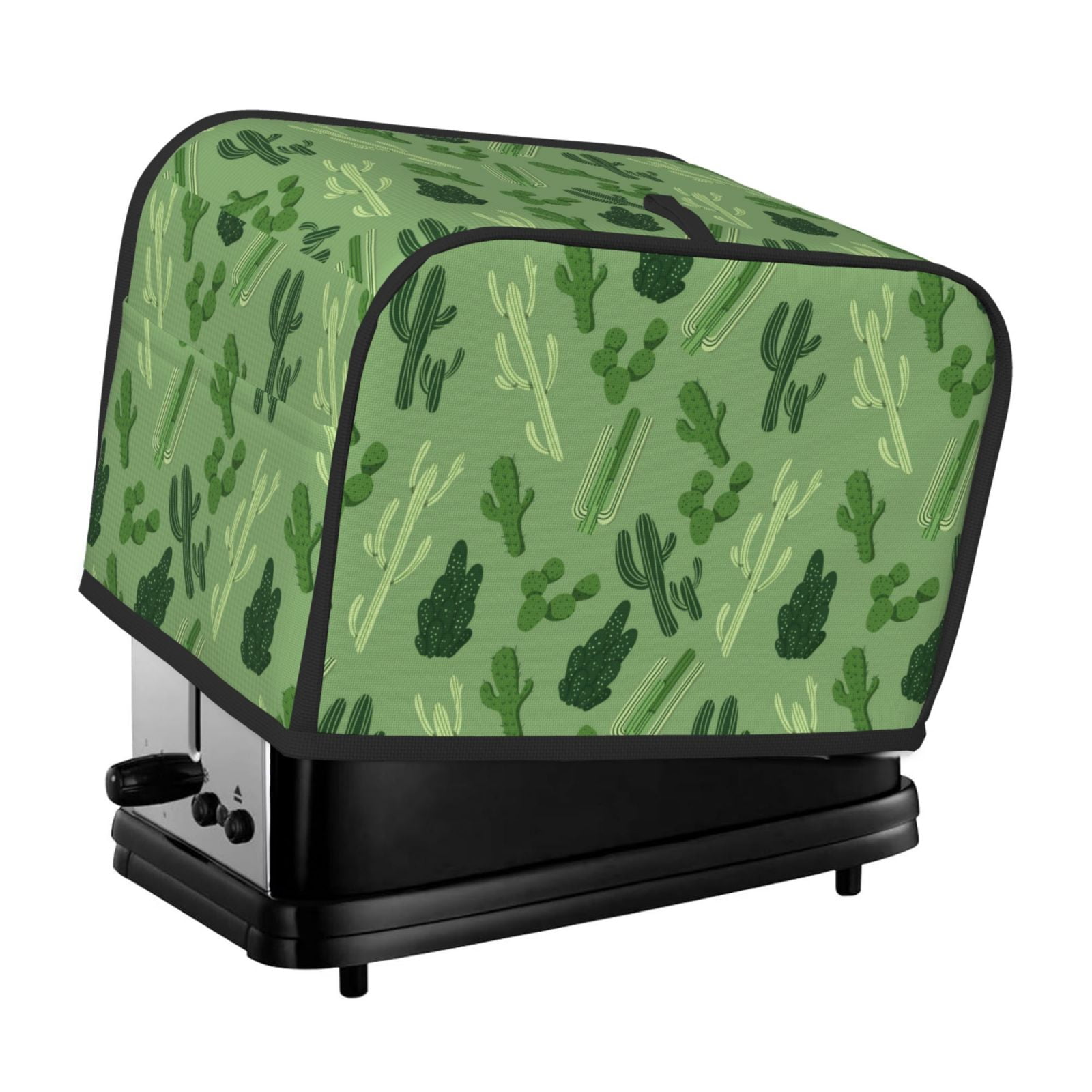 Toaster Cover 2 Slice, green Cactus Pattern Cute 2 slice Toaster Oven ...