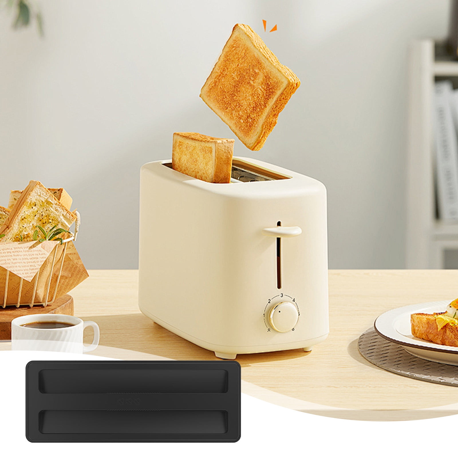 Toaster Cover, Silicone 2 Slice Toaster Lid Toaster Appliances Top ...