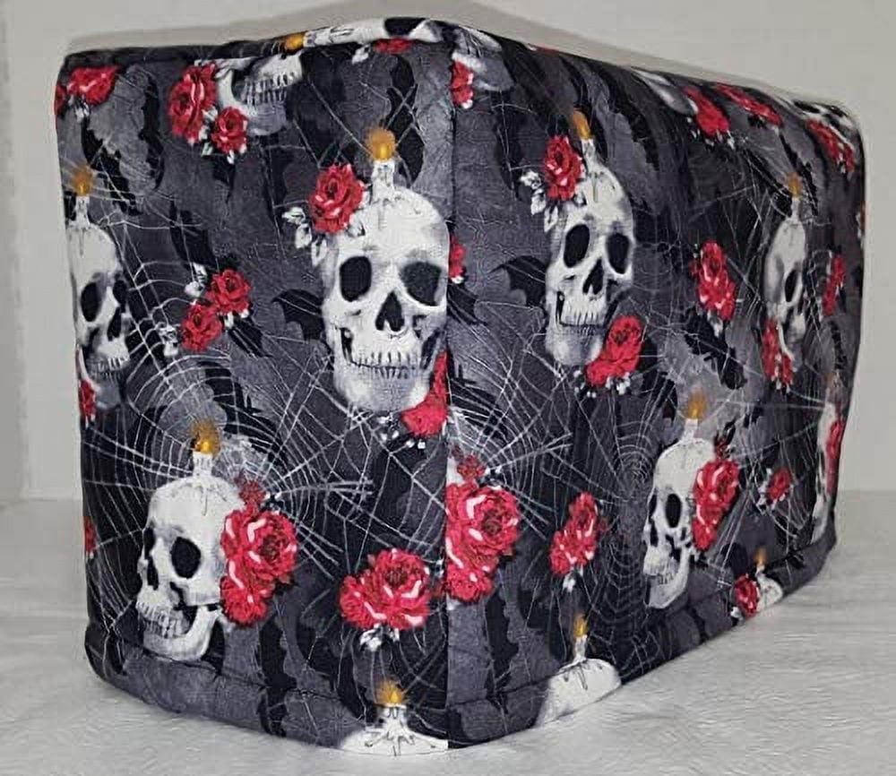 Skulls Webs & Roses Toaster Cover by Penny's Needful Things (2 Slice ...