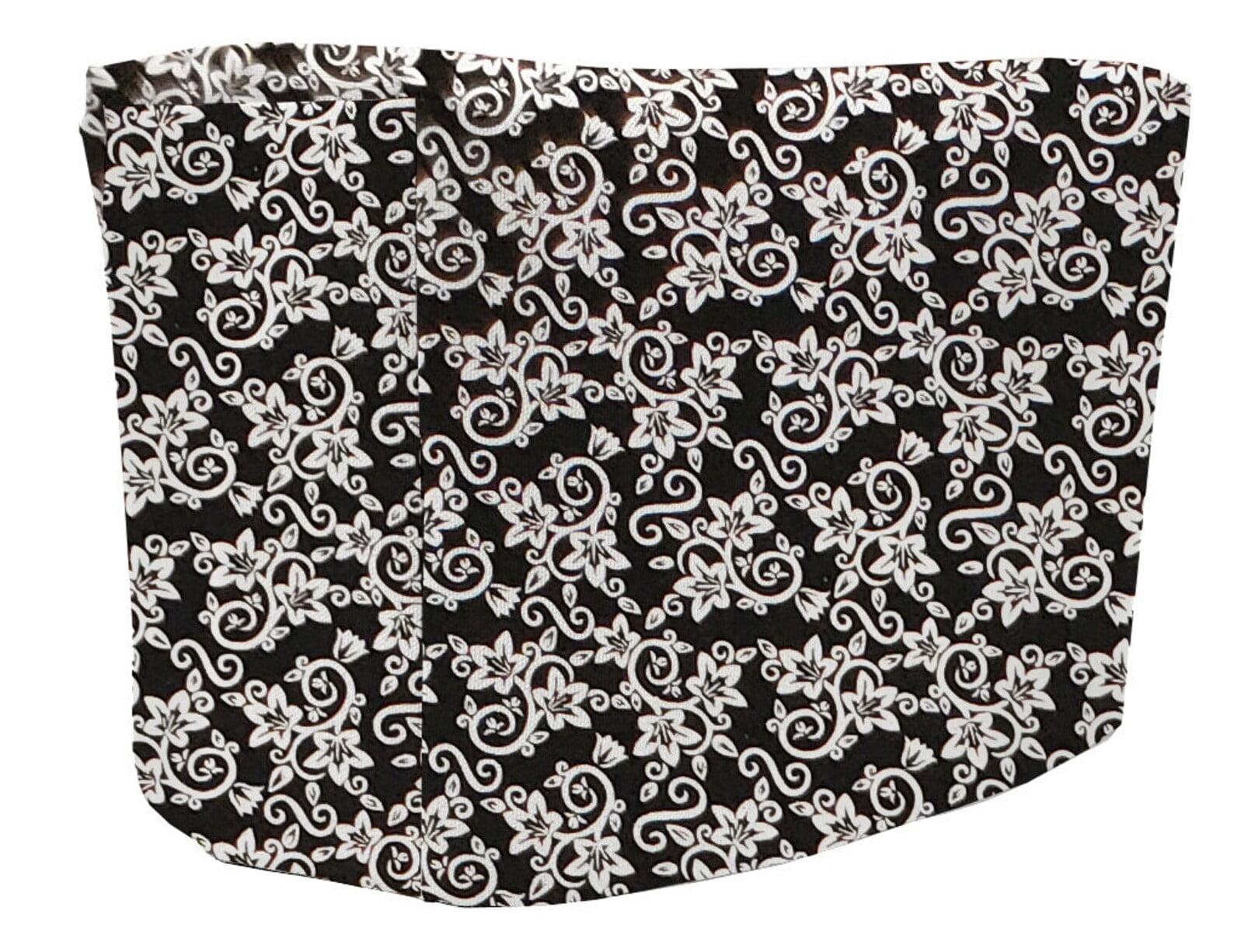 Floral Damask Toaster Cover by Penny's Needful Things (4 Slice, Black ...