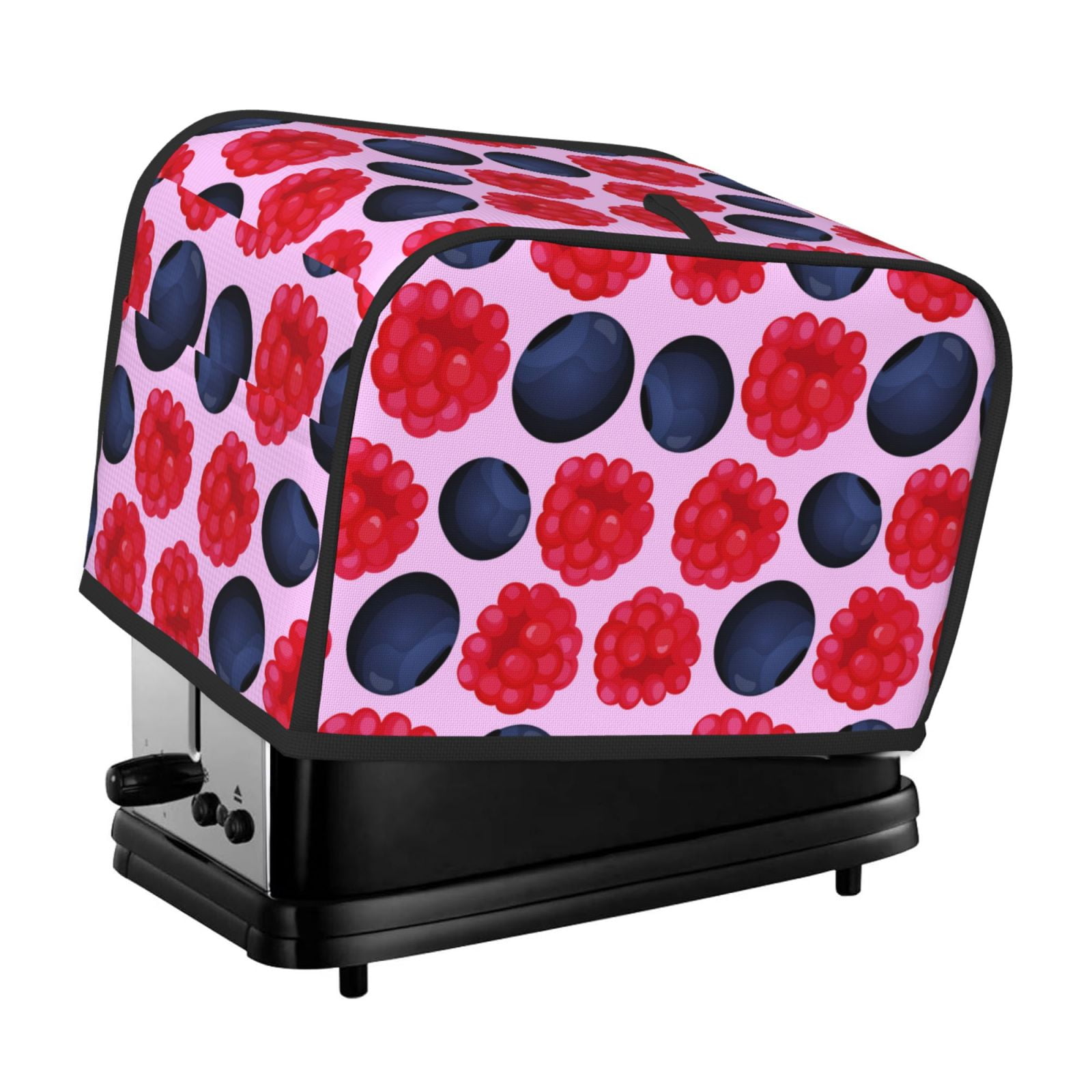 Toaster Covers 2 Slice, Blueberry Print red Waterproof Bread Machine ...