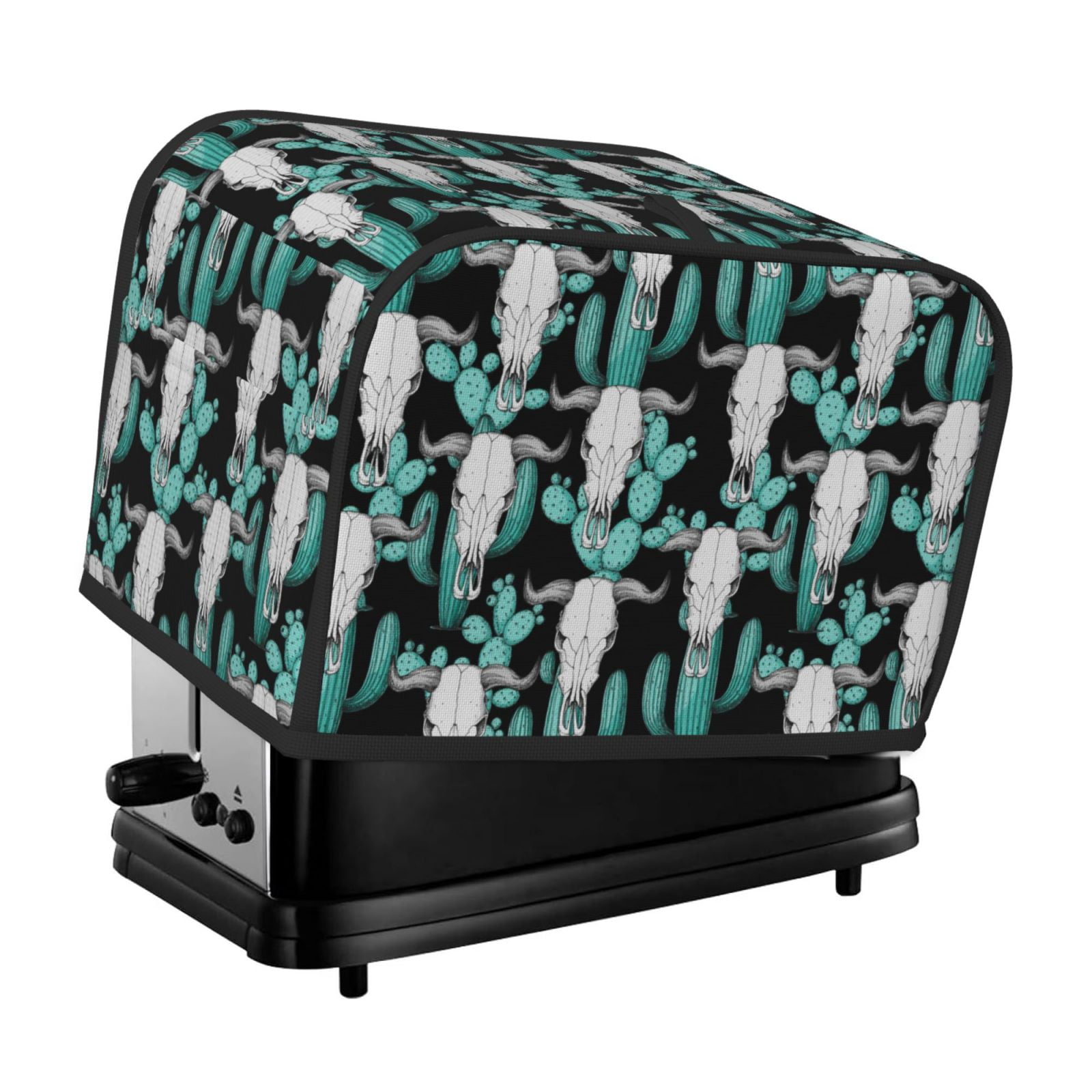 Toaster Covers 2 Slice, Buffalo Skull cactus western Waterproof Bread ...